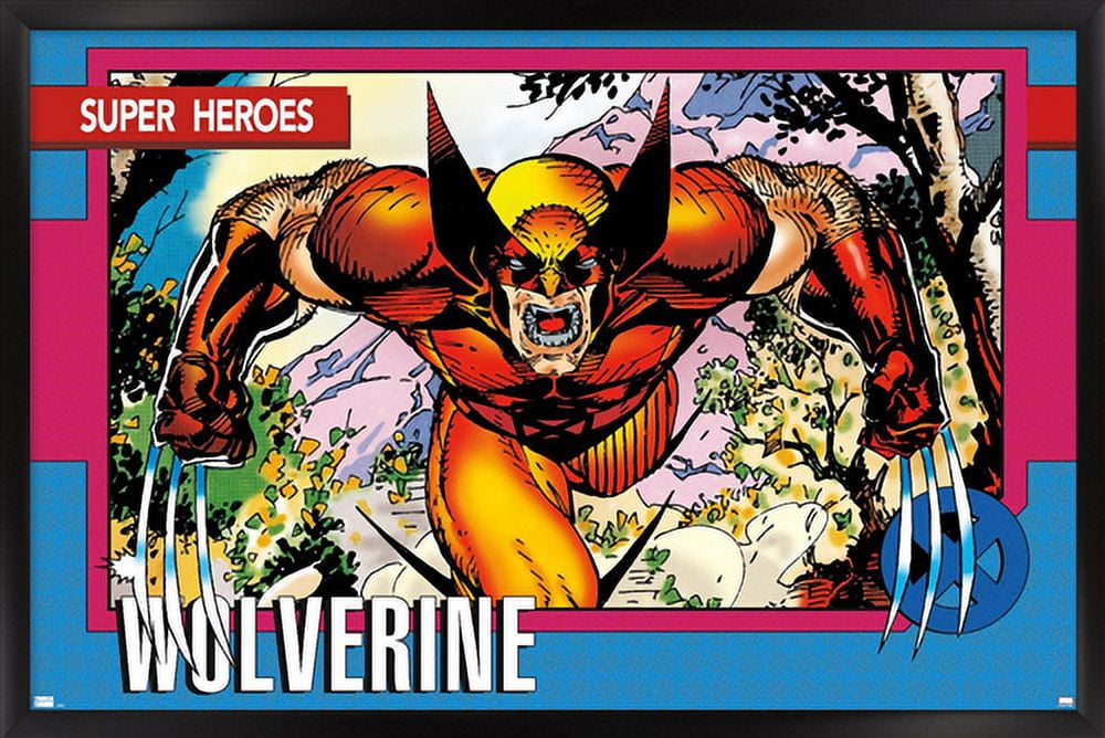 Marvel Comics - Wolverine - Trading Card Wall Poster, 14.725" x 22.375 ...