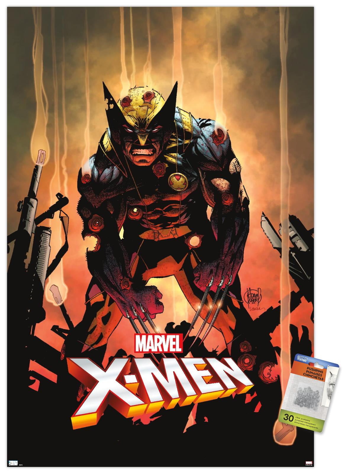 Marvel Comics - Wolverine - Wolverine #300 Wall Poster with Pushpins ...