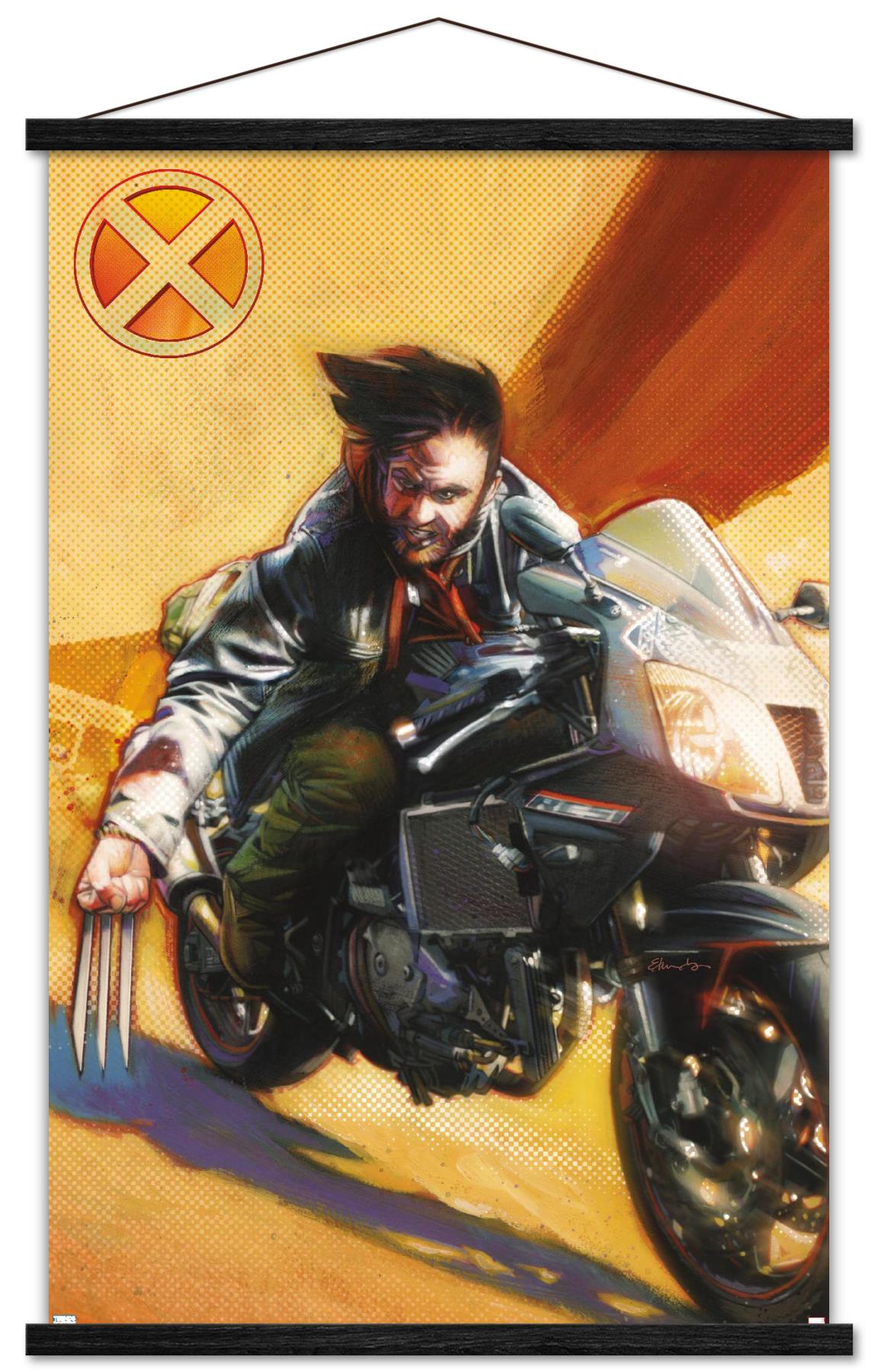 Marvel Comics - Wolverine - Wolverine #74 Wall Poster with Wooden ...