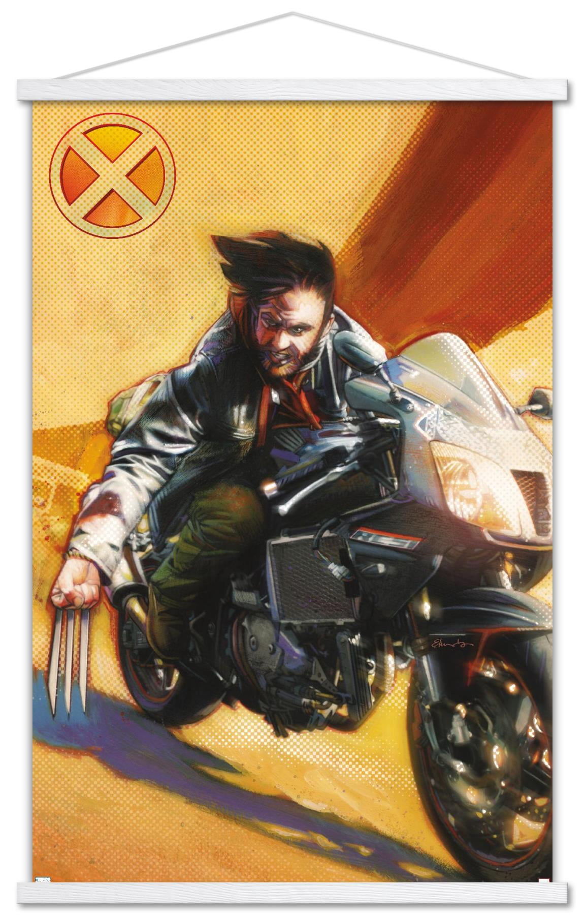 Marvel Comics - Wolverine - Wolverine #74 Wall Poster with Wooden ...