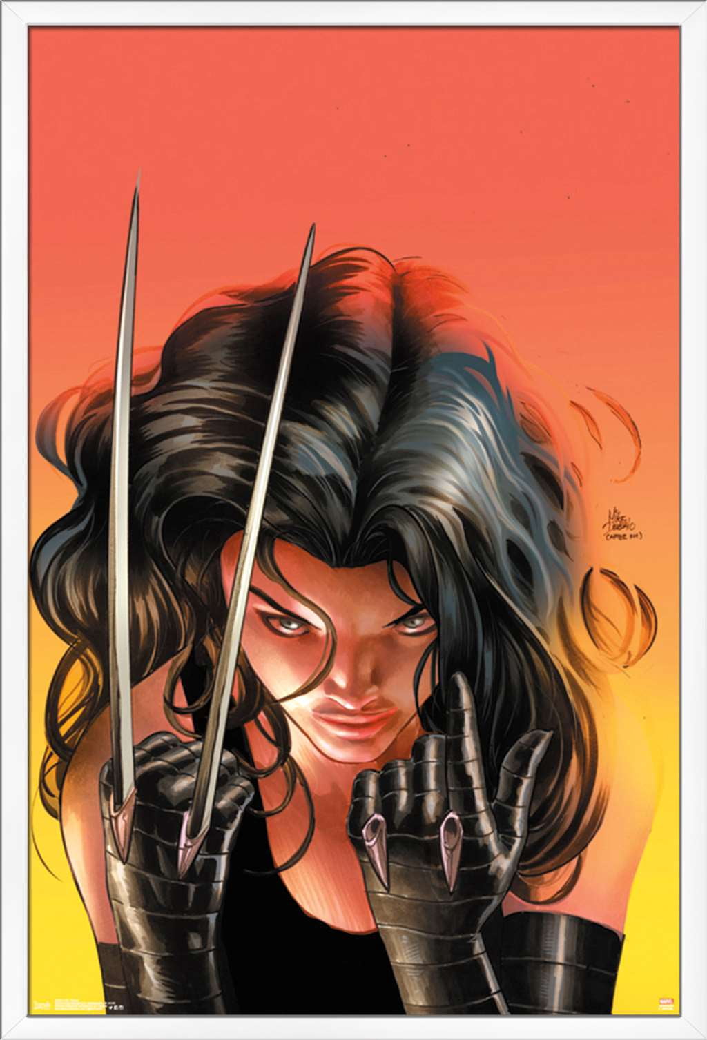 Marvel Comics - X-23 - Claws Wall Poster, 22.375" x 34", Framed ...