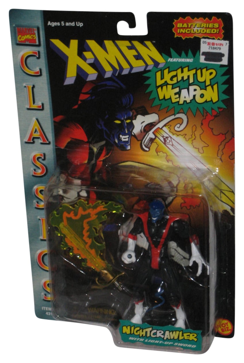 Marvel Comics X-Men Classics Nightcrawler Light-Up Weapon (1996) Toy ...