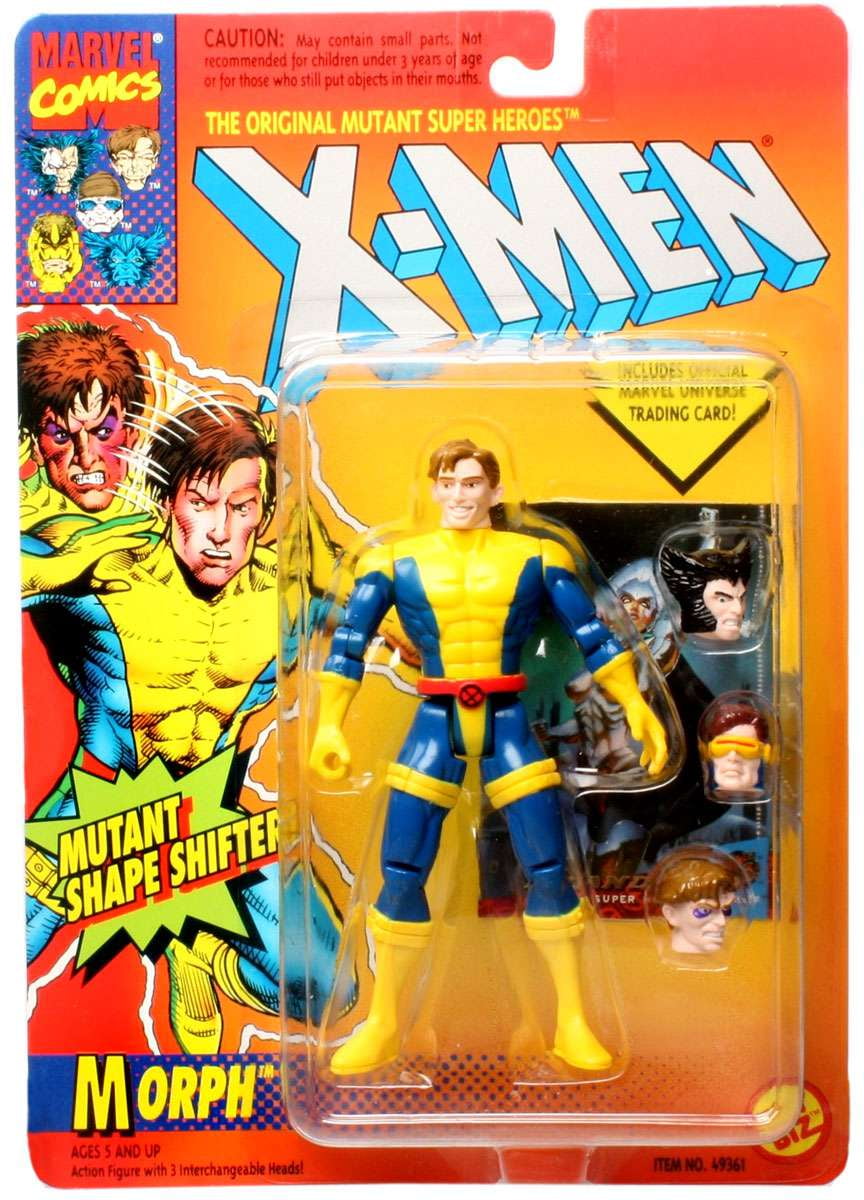 Marvel Comics X-Men Morph Shape Shifter Toy Biz Action Figure w/ Card ...