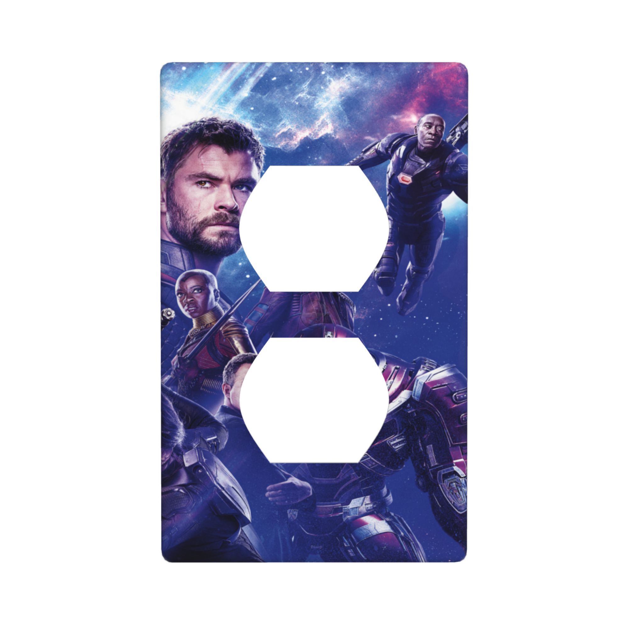 Marvel Comics creative inspired double-sided socket decorative wall ...