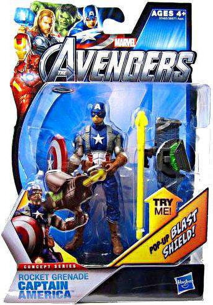 Marvel Concept Series Rocket Grenade Captain America Action Figure ...