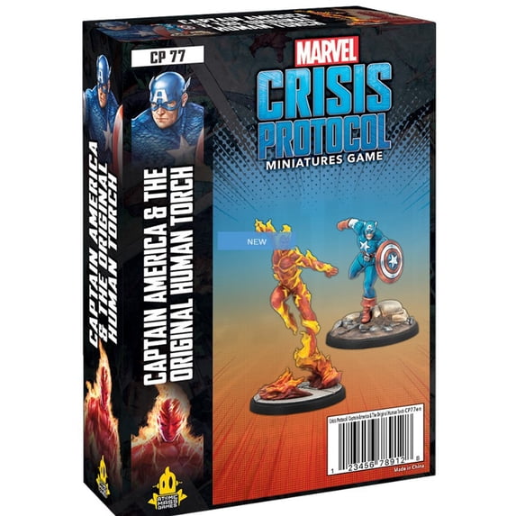 Marvel Cris Protocol Captain America & The Original Human Torch ...