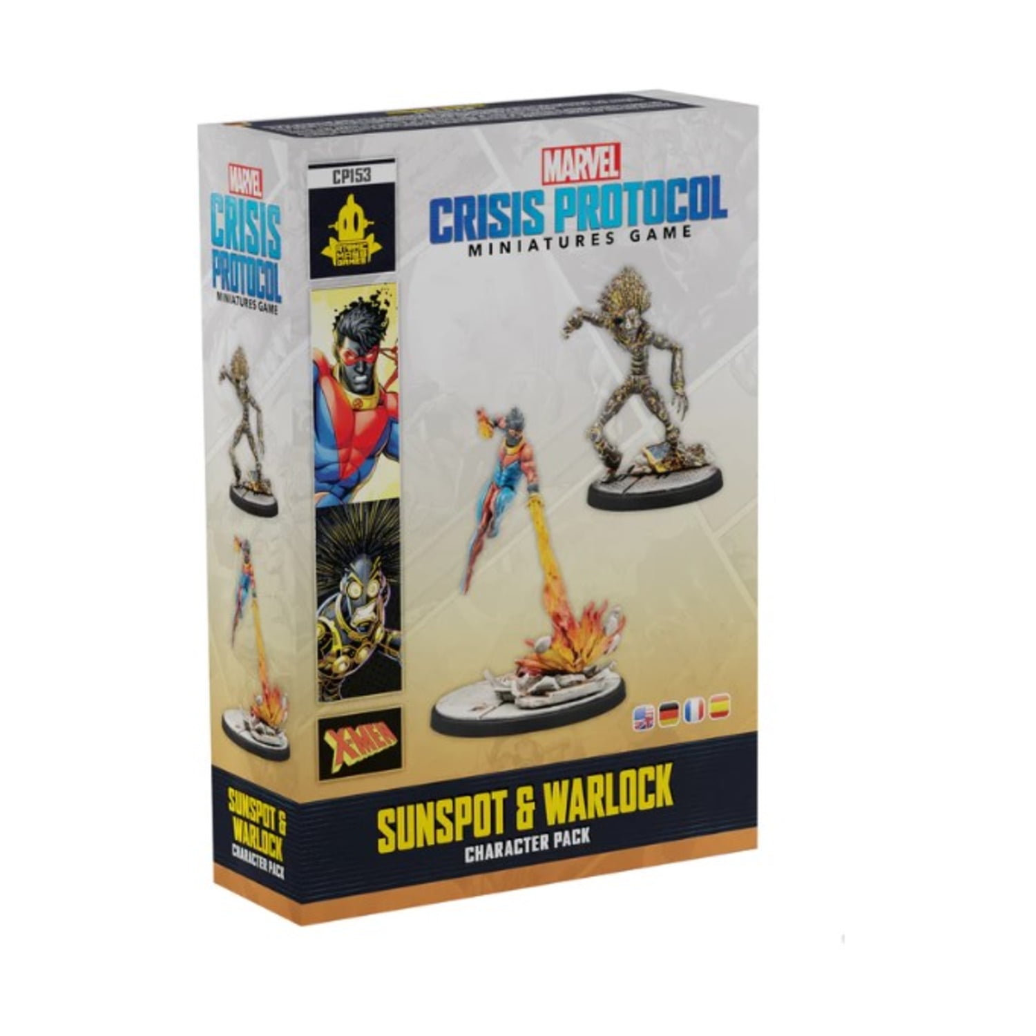Marvel: Crisis Protocol - Sunspot & Warlock Character Pack for Ages 14 and up, from Asmodee ...