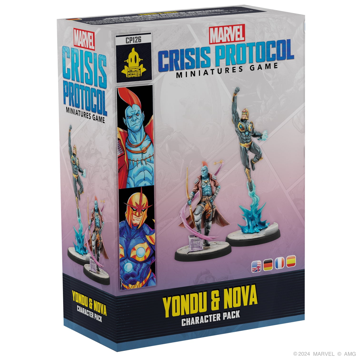Marvel: Crisis Protocol - Yondu & Nova Character Pack Expansion for Ages 14 and up, from Asmodee ...