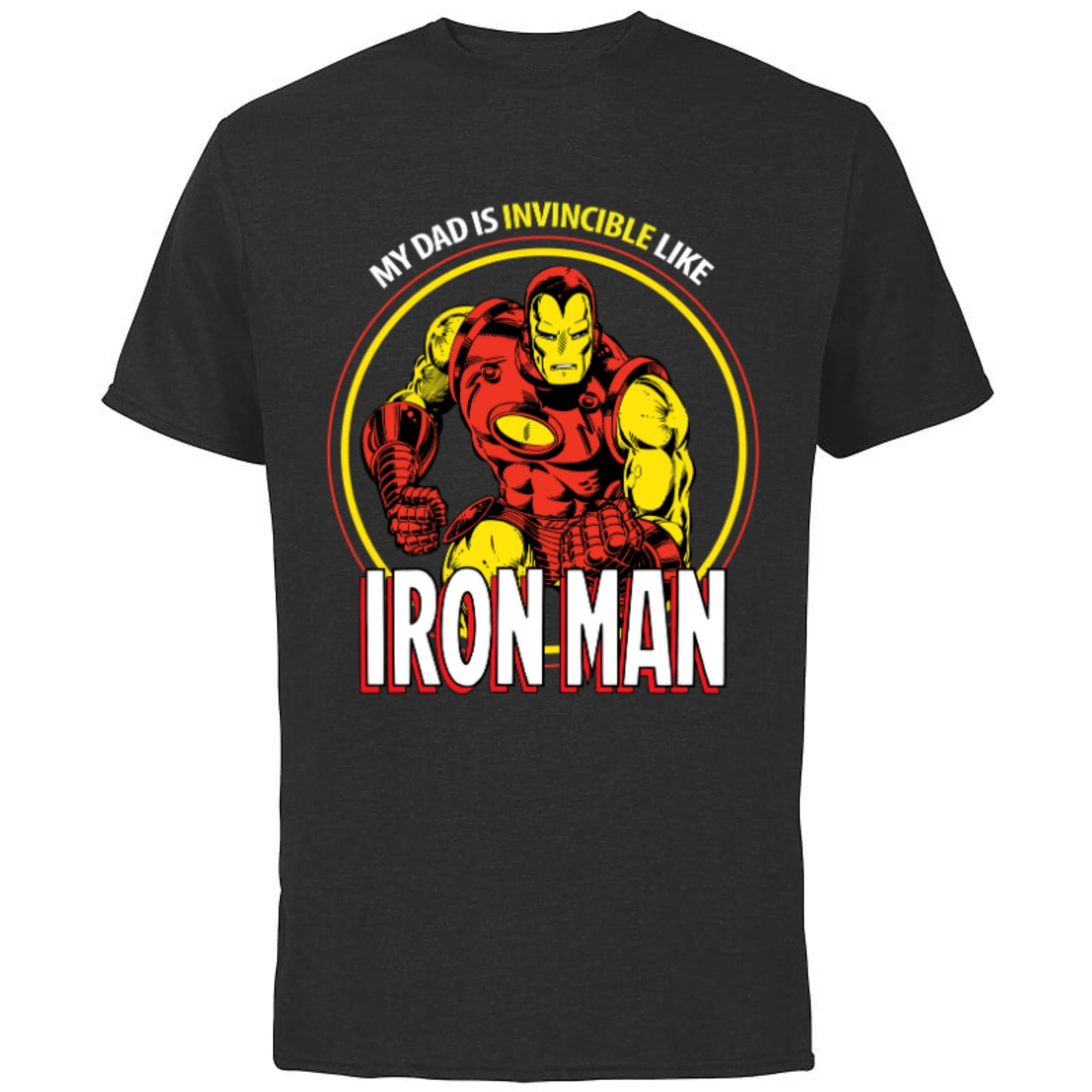 Marvel Dad Is Invincible Like Iron Man Father's Day - Short Sleeve ...