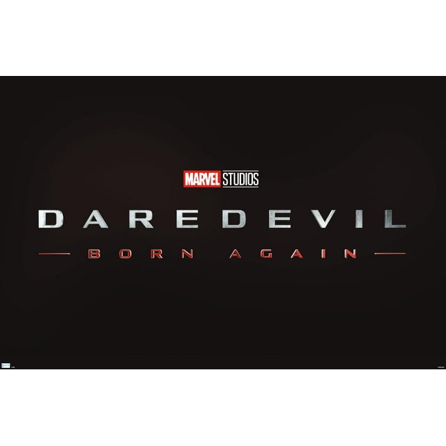 Marvel Daredevil: Born Again - Logo Wall Poster, 22.375" x 34 ...