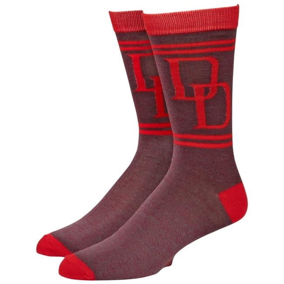 Marvel Daredevil Double D Symbol Crew Socks - Walmart.com