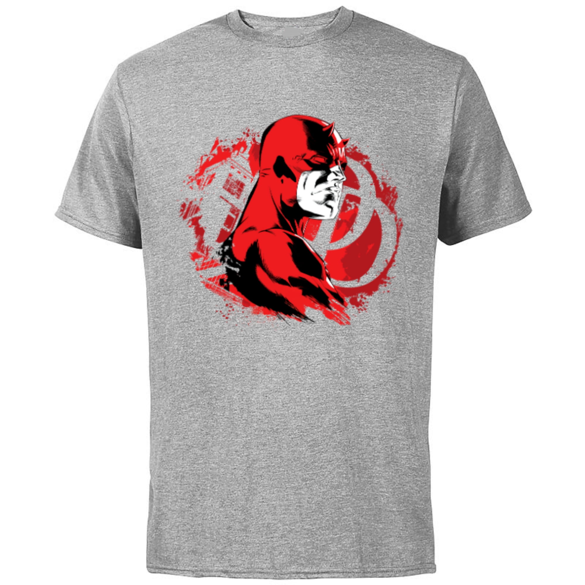 Marvel Daredevil Super Hero Comic Art City and DD Symbol - Short Sleeve ...