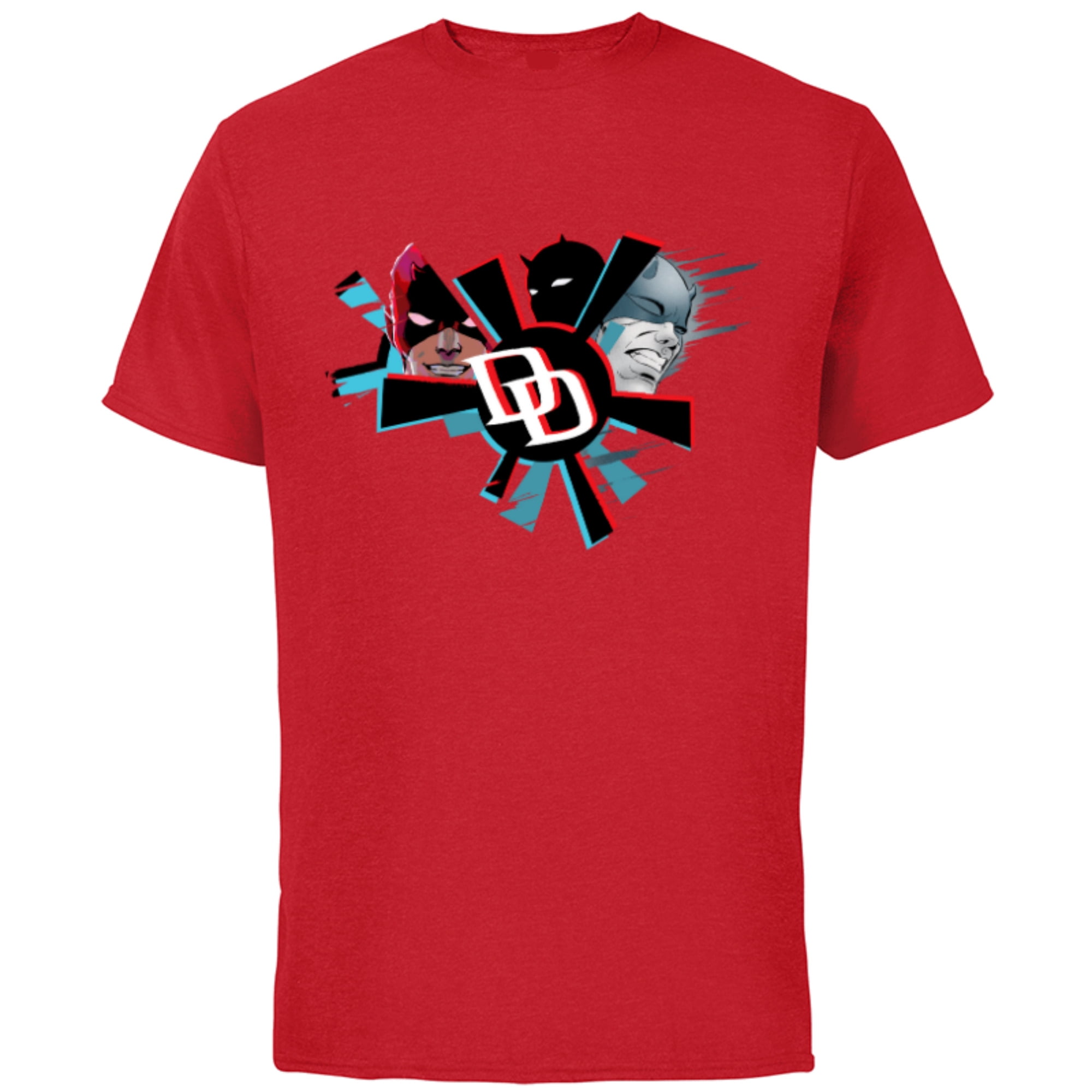 Marvel Daredevil Super Hero Comic Art Streak DD Logo 3 Faces - Short ...