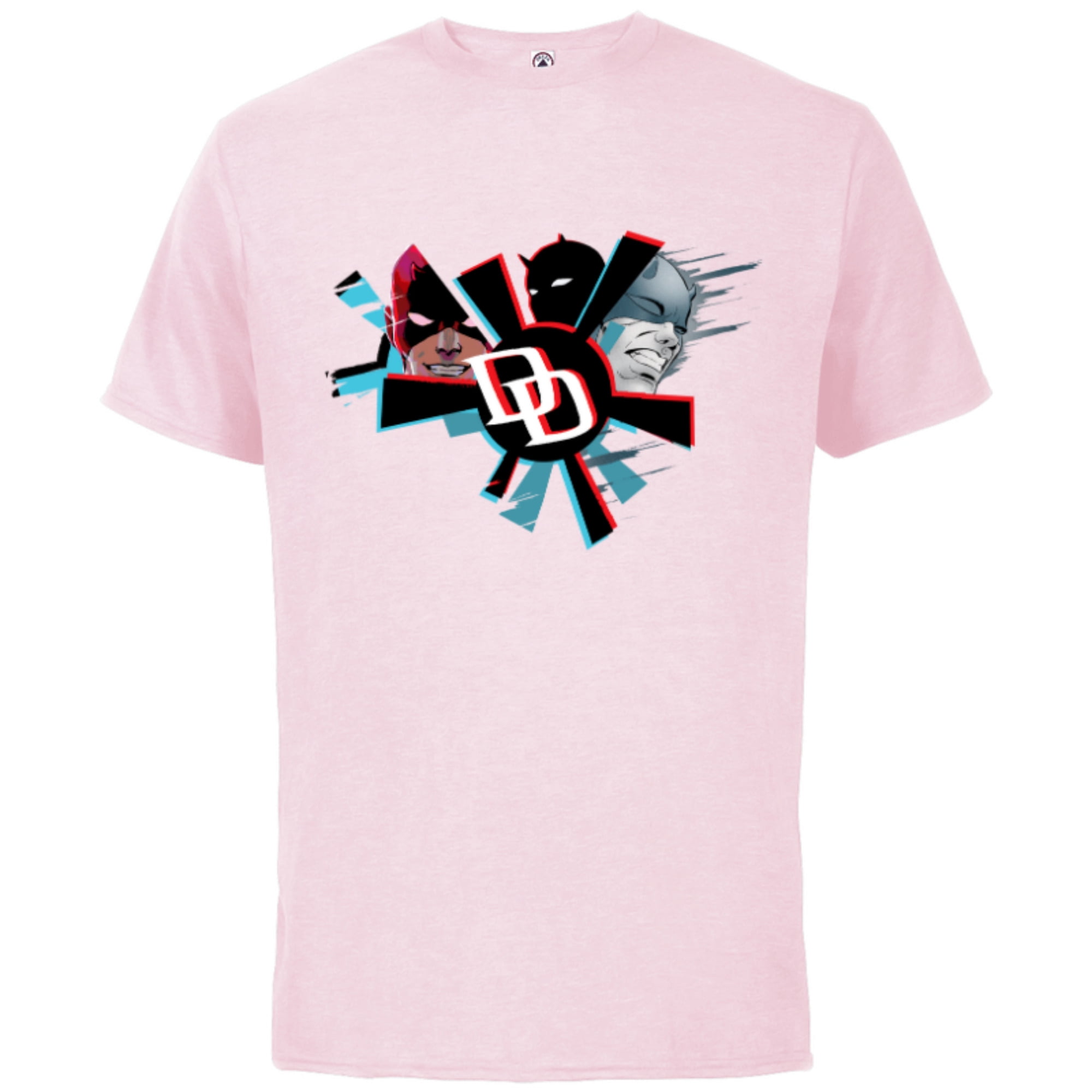 Marvel Daredevil Super Hero Comic Art Streak DD Logo 3 Faces - Short ...