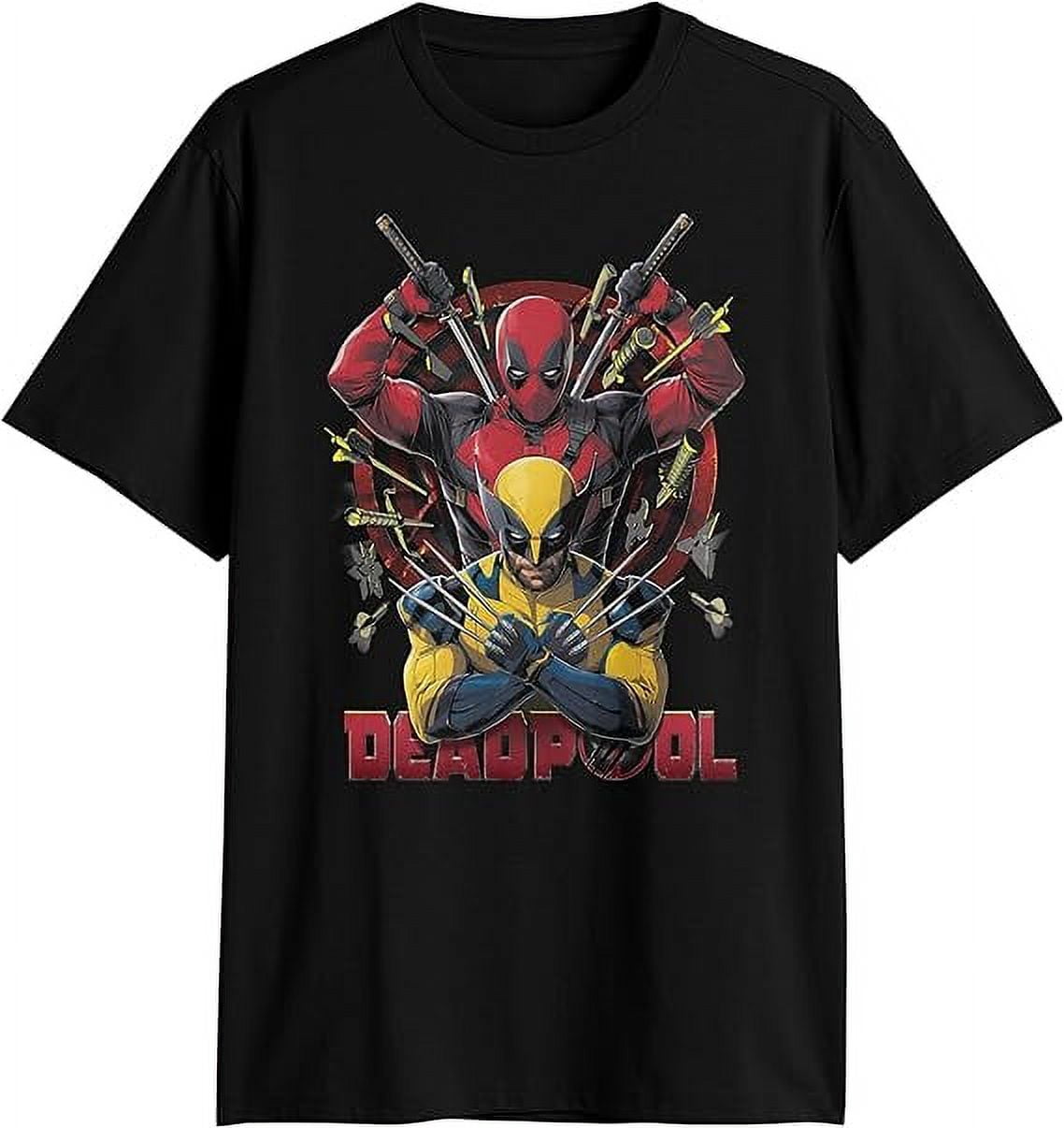 Marvel Deadpool 3 Wolverine Claws Our Danger T-Shirt - Walmart.com