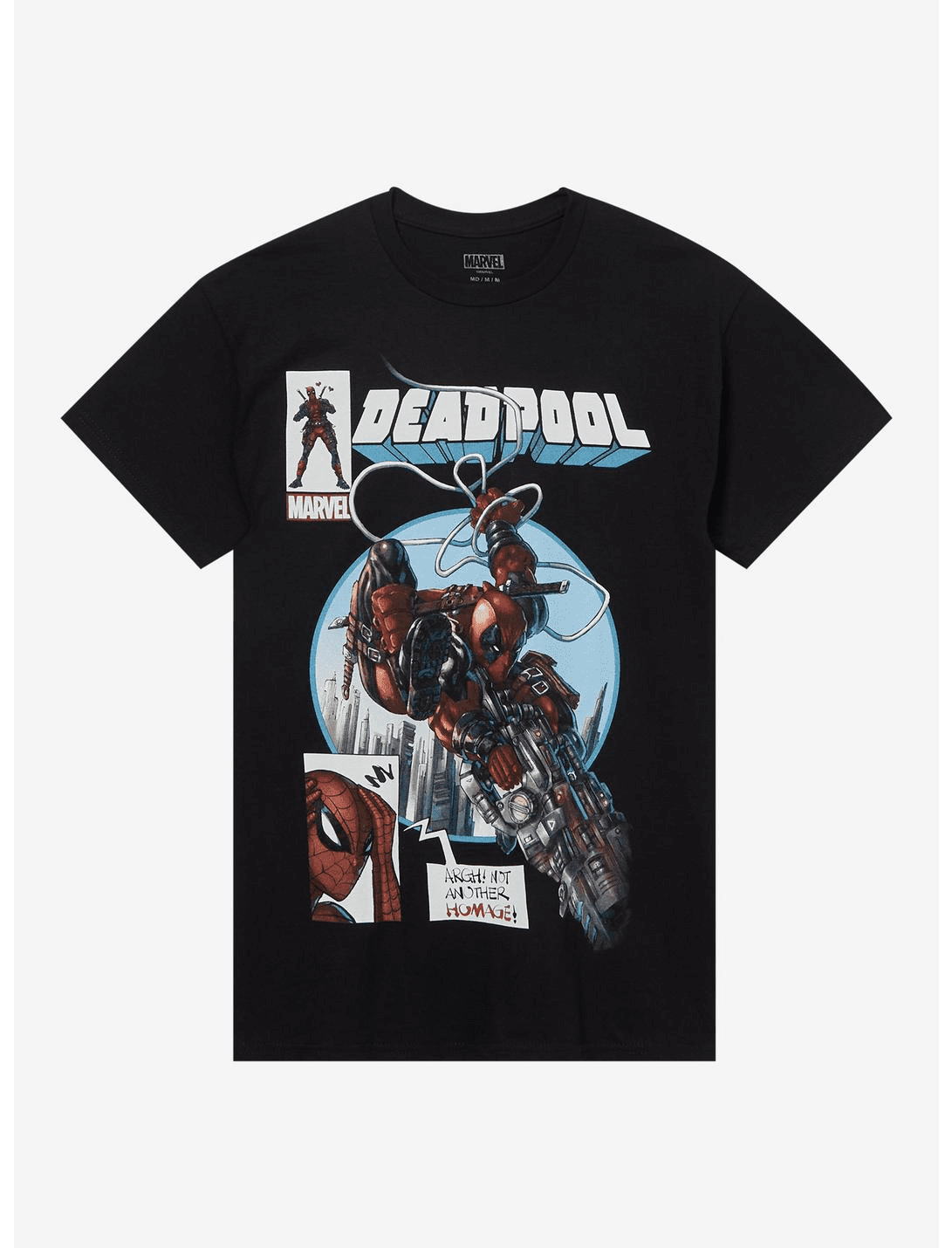 Marvel Deadpool Amazing Spider Man Homage Comic Cover TShirt - Walmart.com