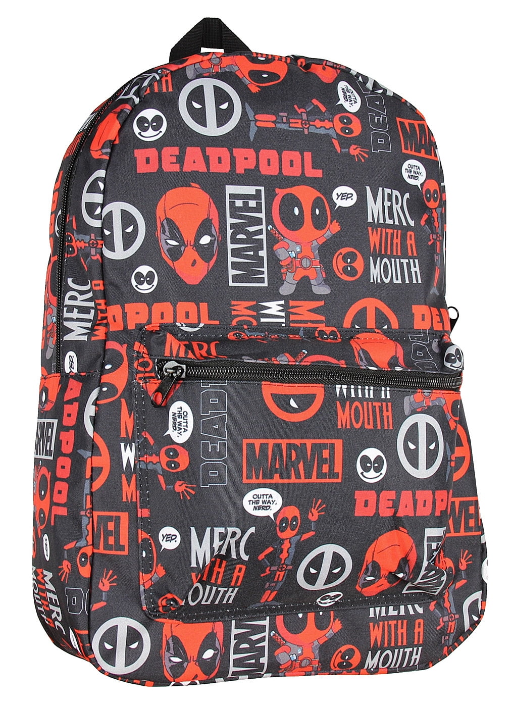 Marvel Deadpool Comic Bookbag: Merc With A Mouth, All Over Print ...