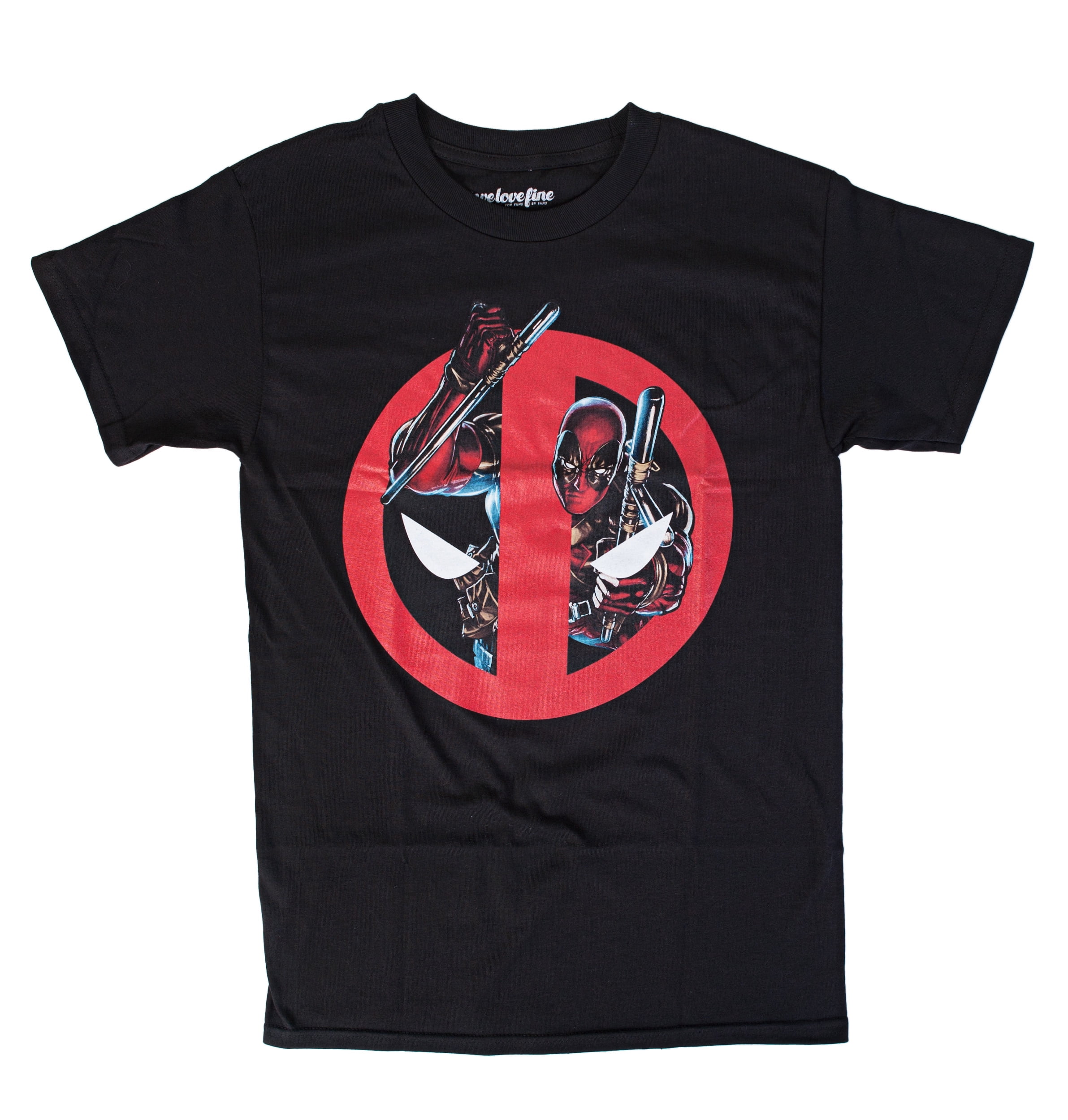 Mighty Fine Men's Casual Deadpool Short Sleeve Crew Neck T Shirt ...