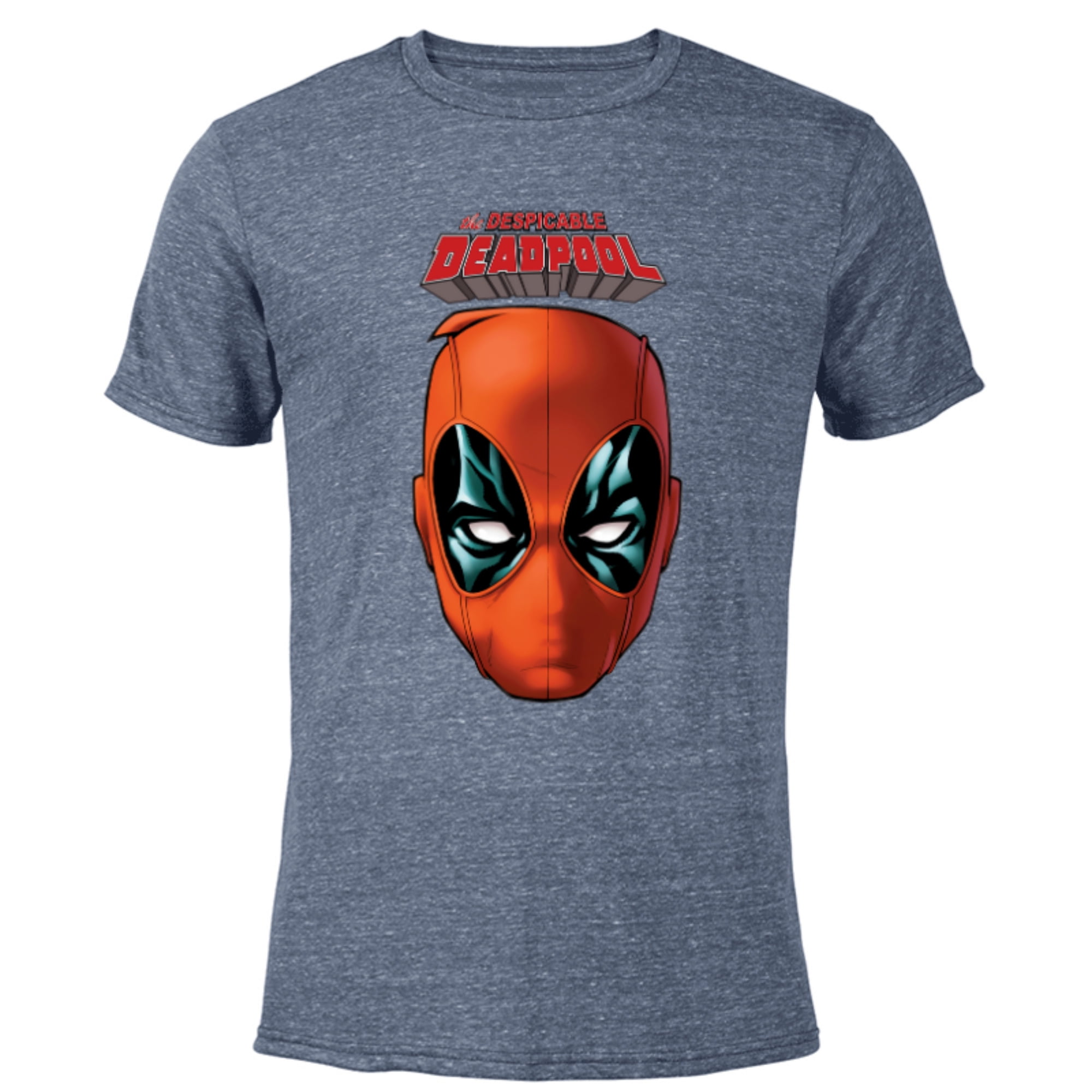 Marvel Deadpool Comic The Despicable Deadpool Face & Logo - Short ...