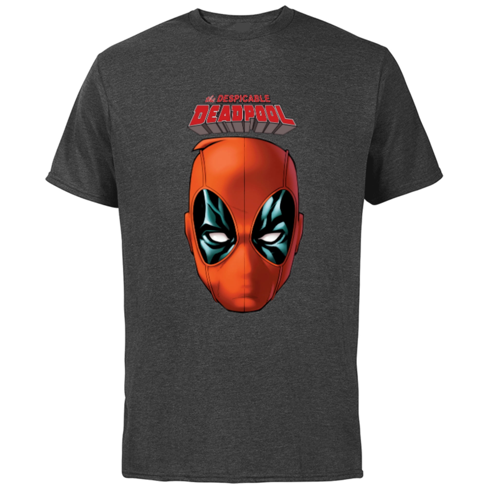 Marvel Deadpool Comic The Despicable Deadpool Face & Logo - Short ...