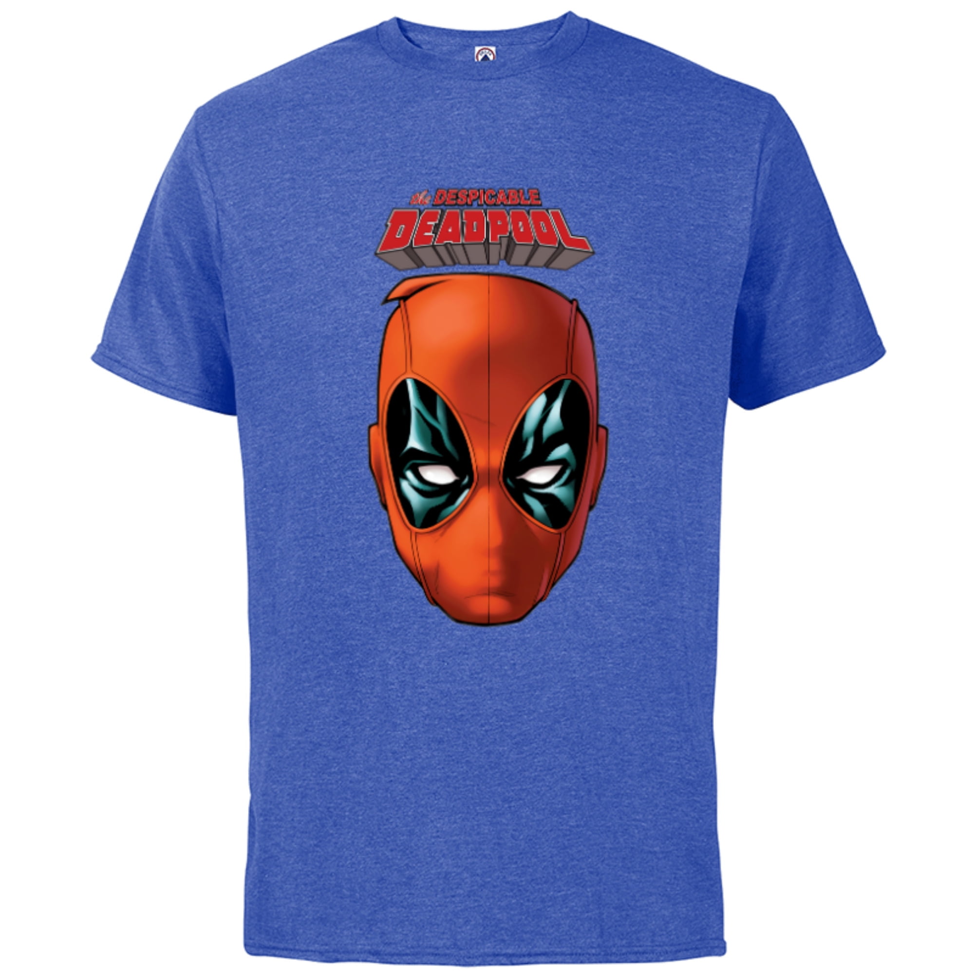 Marvel Deadpool Comic The Despicable Deadpool Face & Logo - Short ...