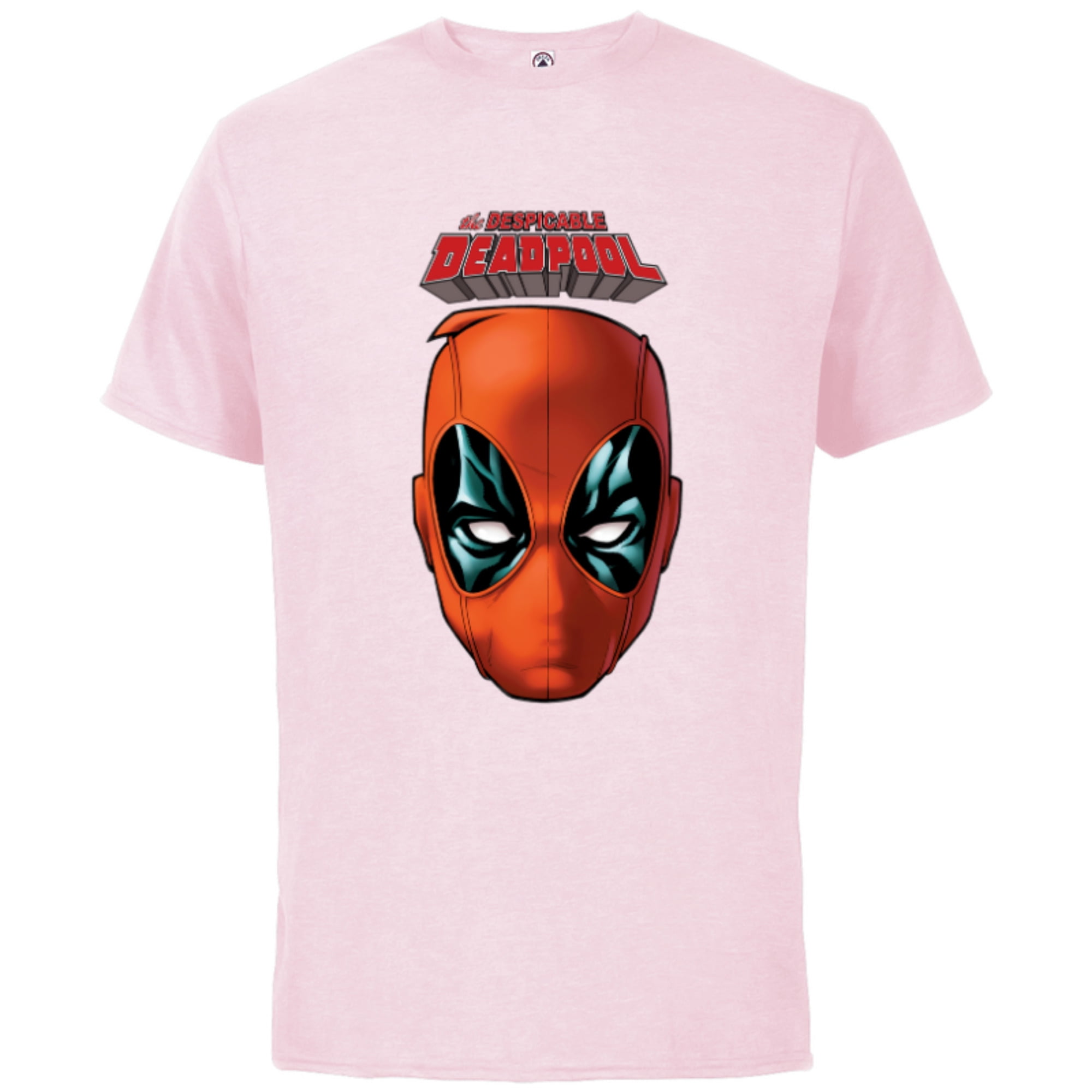 Marvel Deadpool Comic The Despicable Deadpool Face & Logo - Short ...