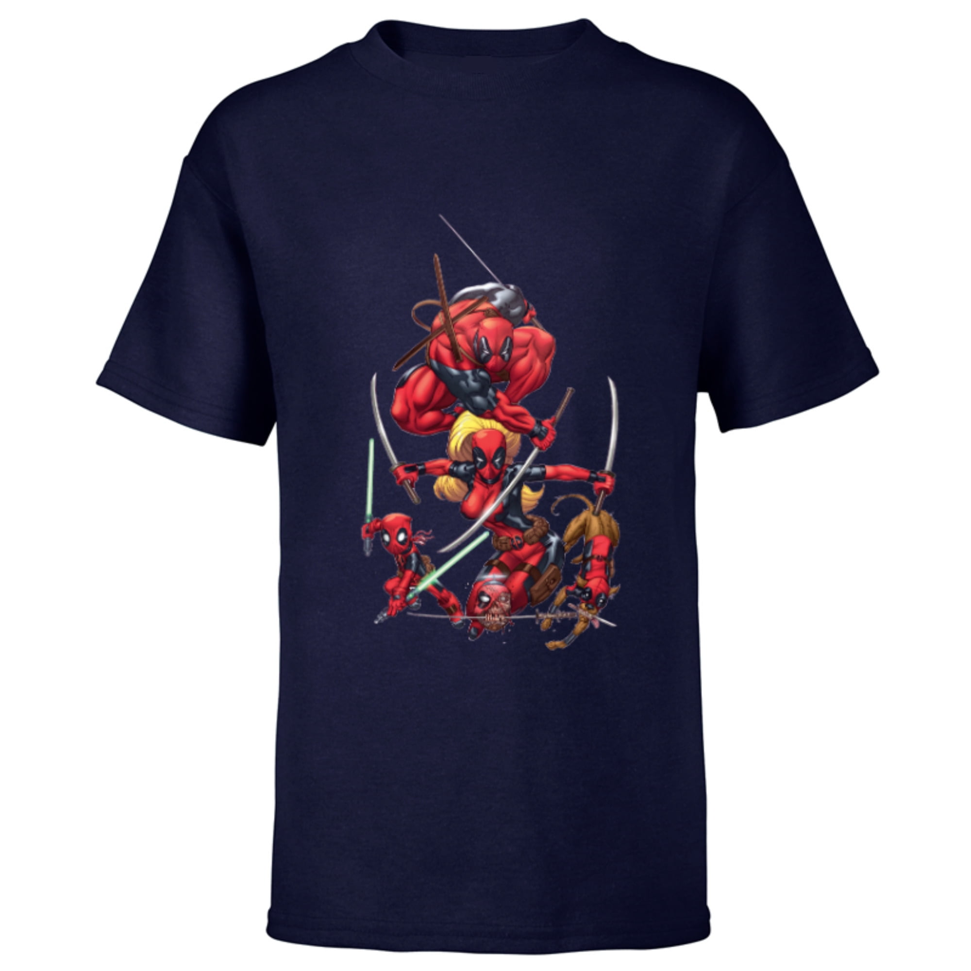 Marvel Deadpool Corps Lady Deadpool Kidpool Headpool Dogpool - Short ...