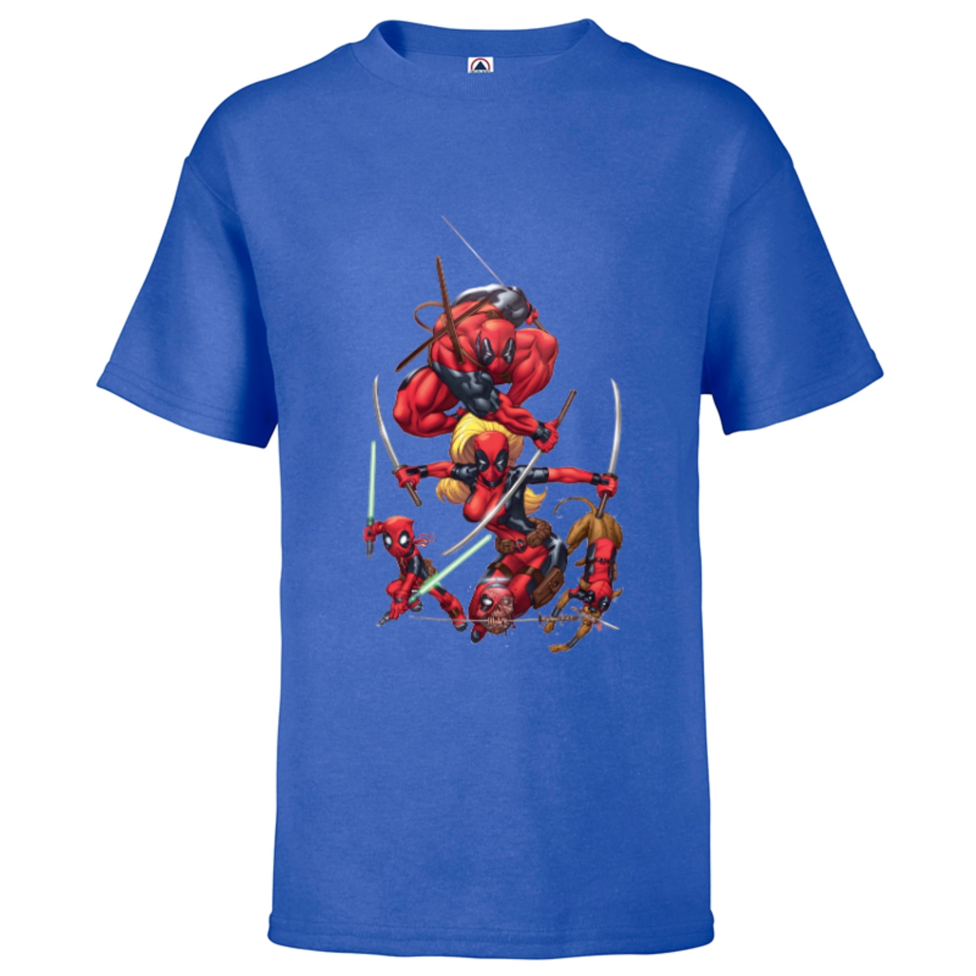 Marvel Deadpool Corps Lady Deadpool Kidpool Headpool Dogpool - Short ...