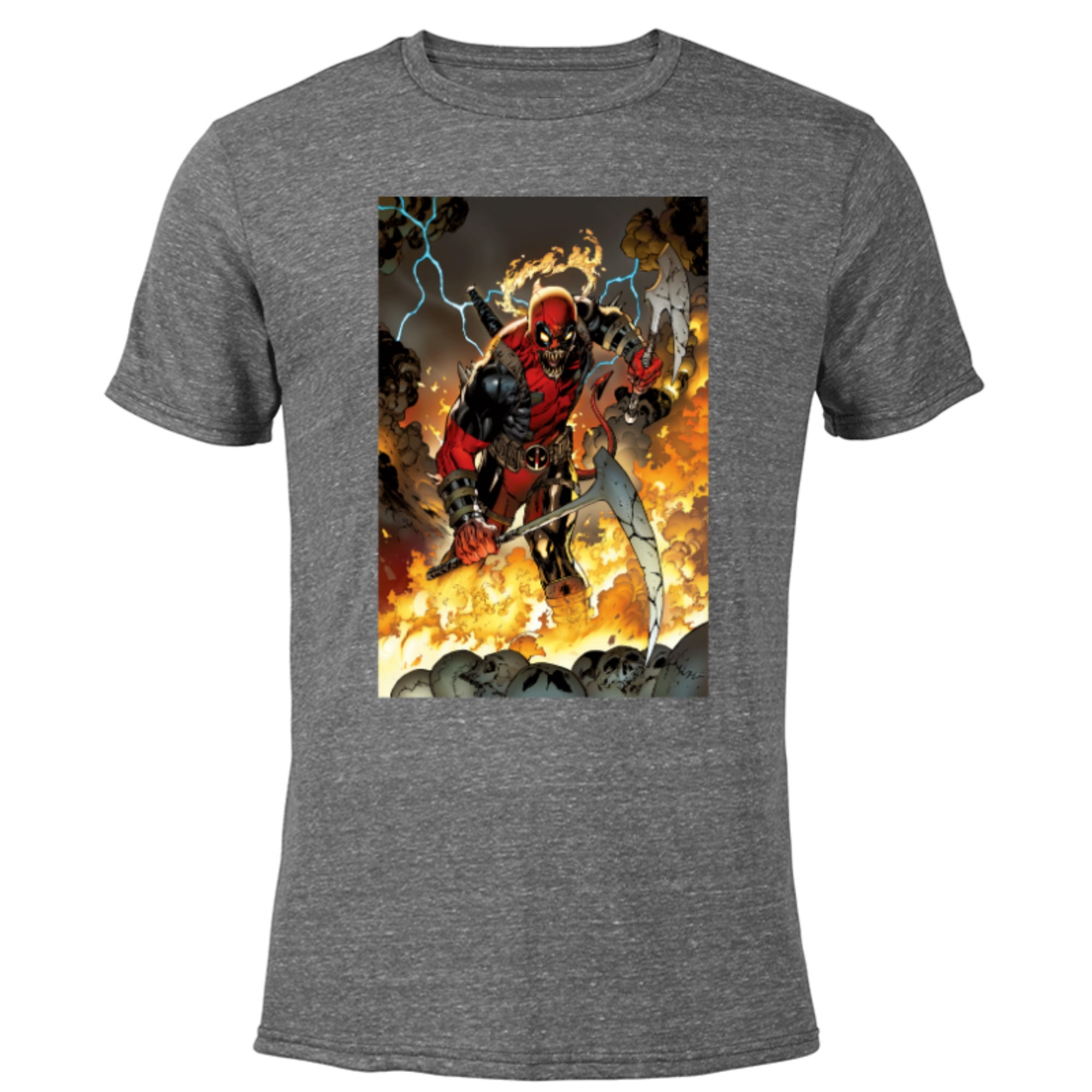 Marvel Deadpool Demonic Dark Marvel Variant Comic Cover - Short Sleeve ...