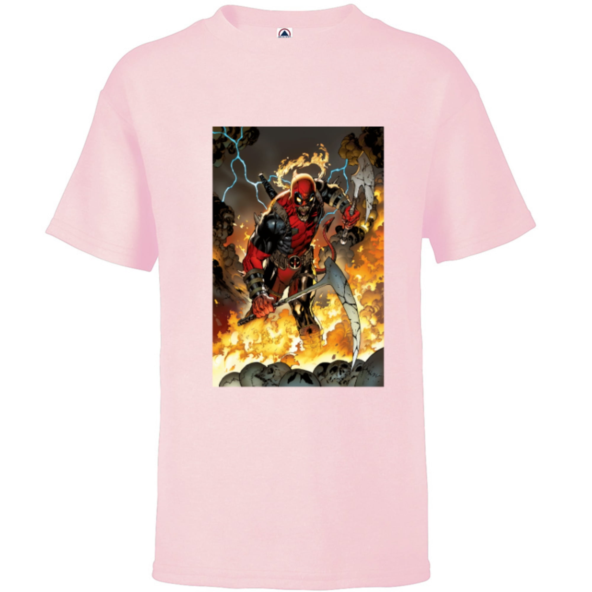 Marvel Deadpool Demonic Dark Marvel Variant Comic Cover - Short Sleeve ...