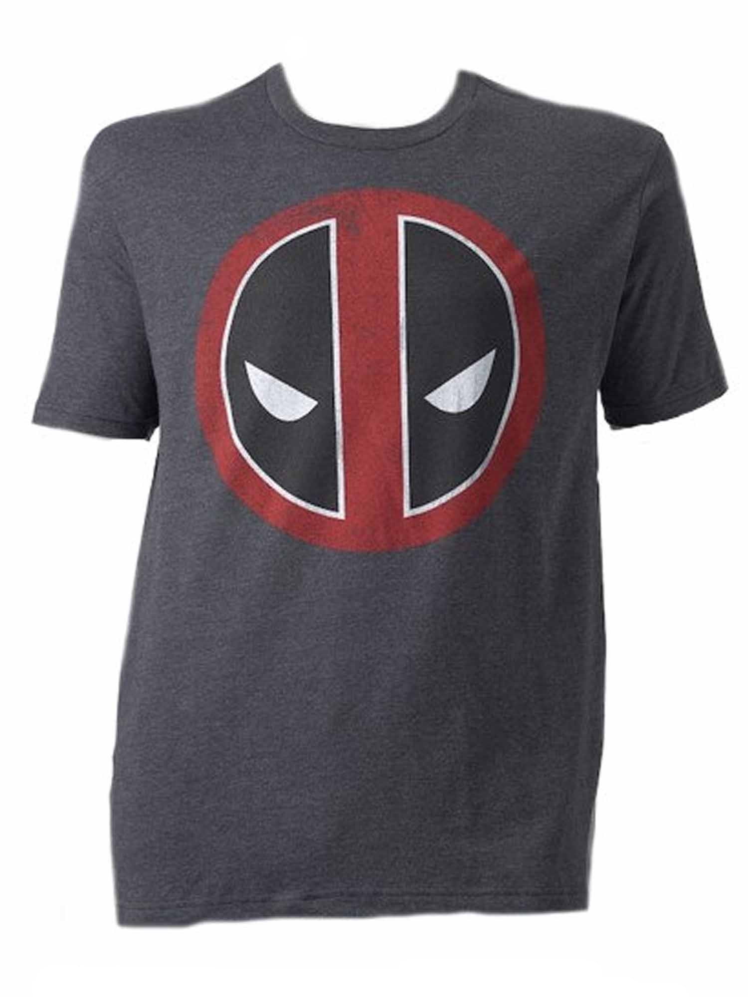 Marvel Deadpool Distressed Logo Men's T-Shirt (XL) - Walmart.com