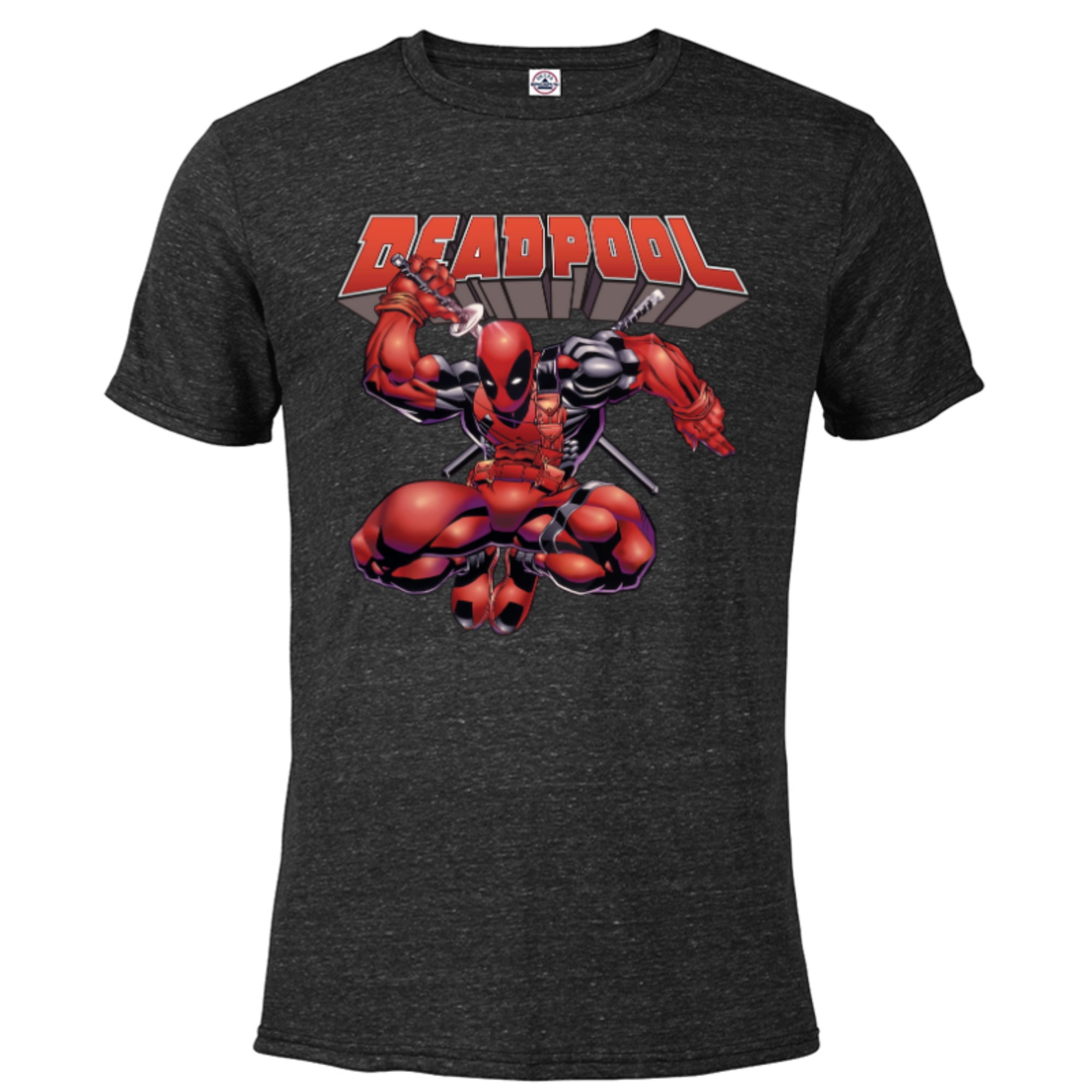 Marvel Deadpool Drawing Sword Action Pose Comic Cover Art - Short ...