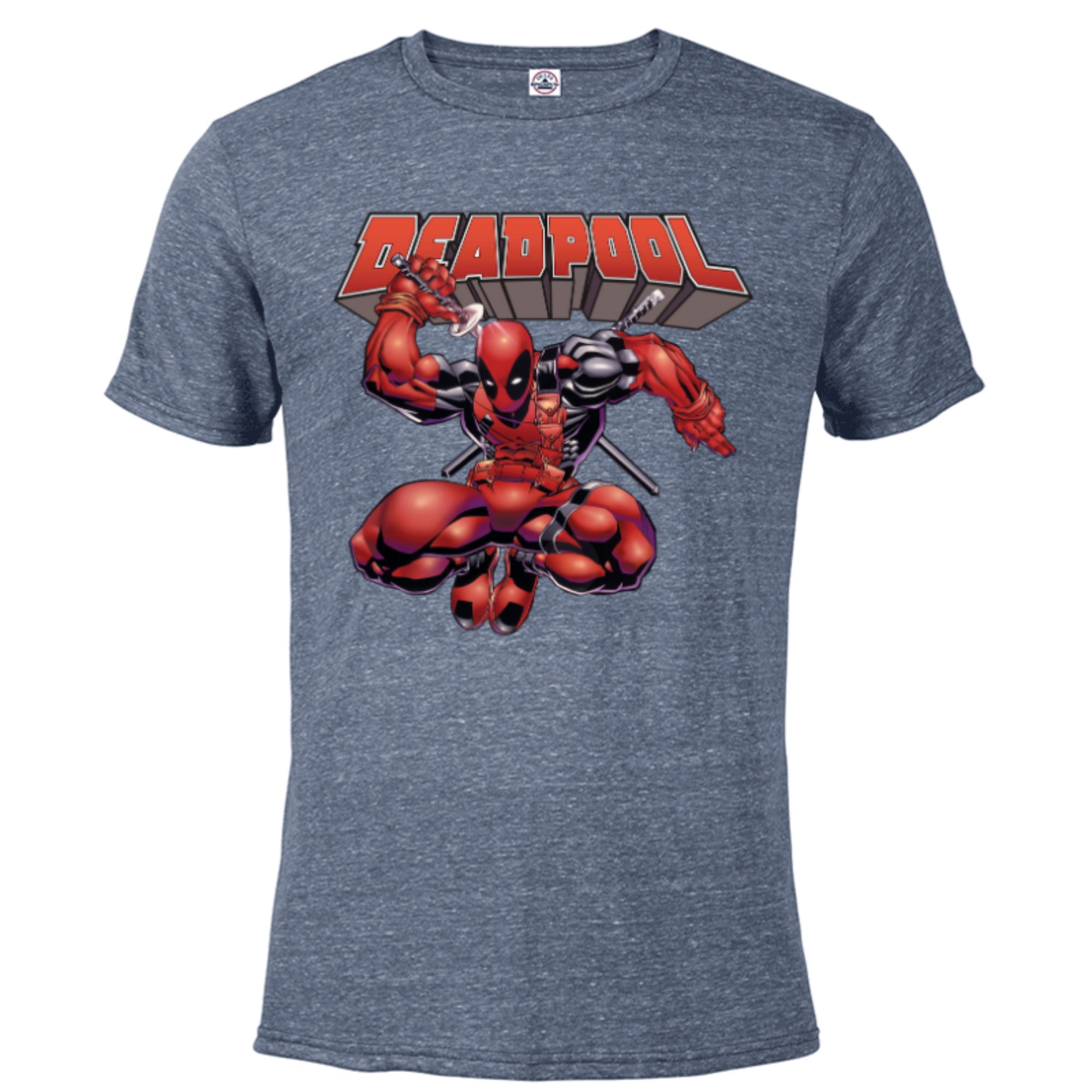 Marvel Deadpool Drawing Sword Action Pose Comic Cover Art - Short ...