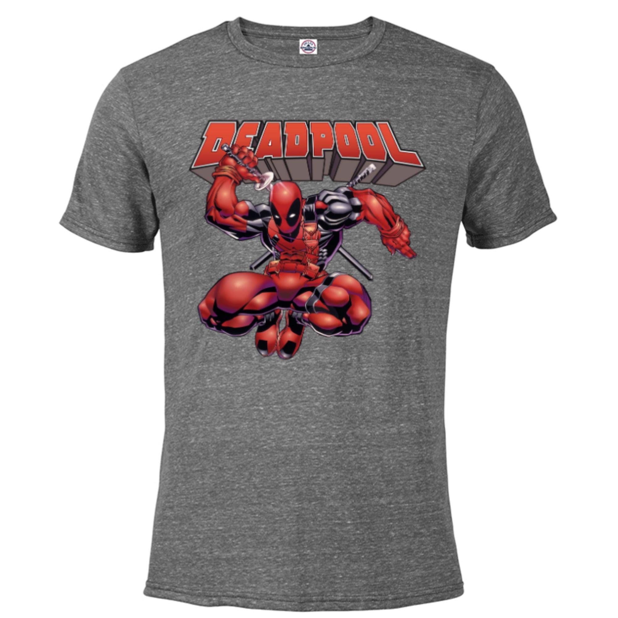 Marvel Deadpool Drawing Sword Action Pose Comic Cover Art - Short ...