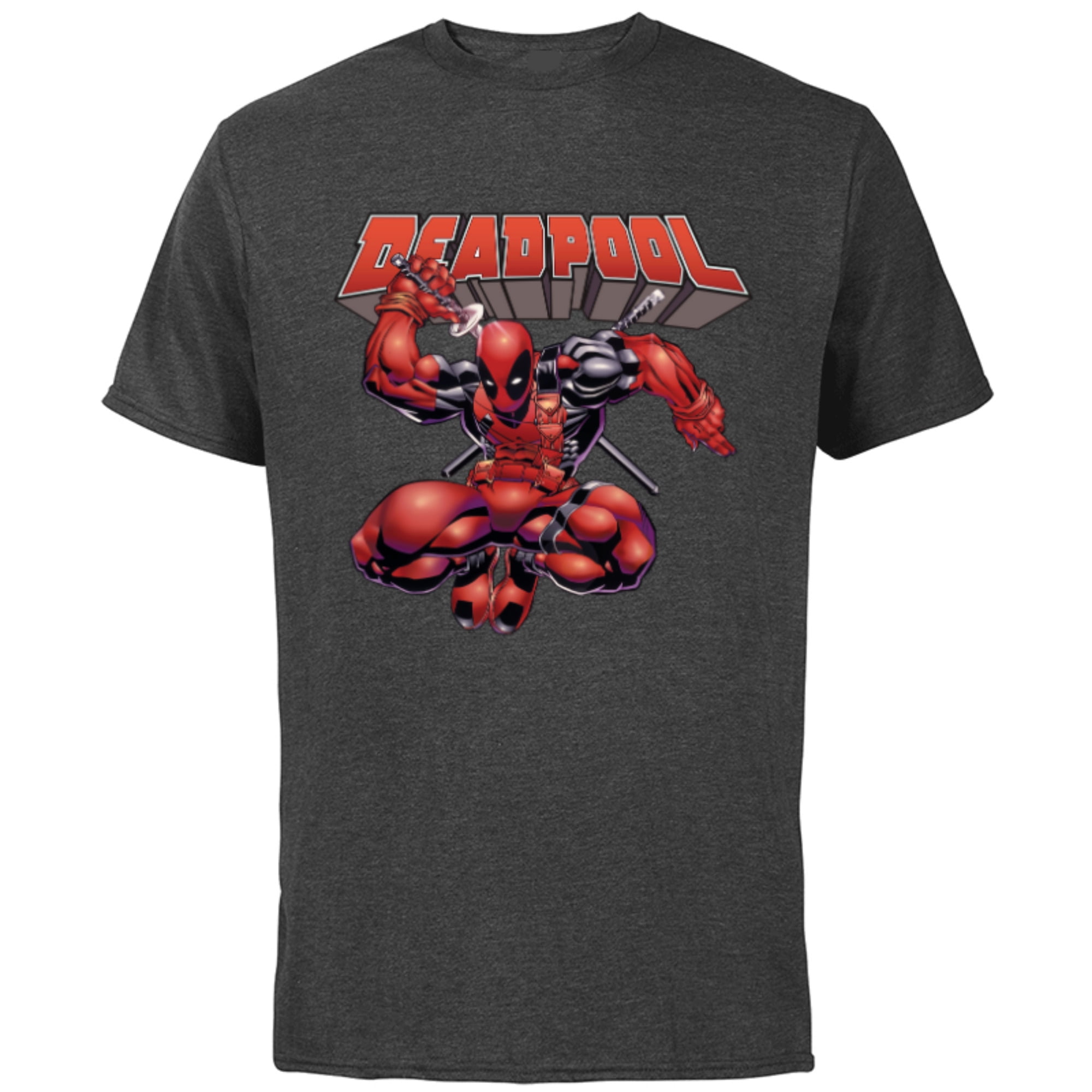 Marvel Deadpool Drawing Sword Action Pose Comic Cover Art - Short ...