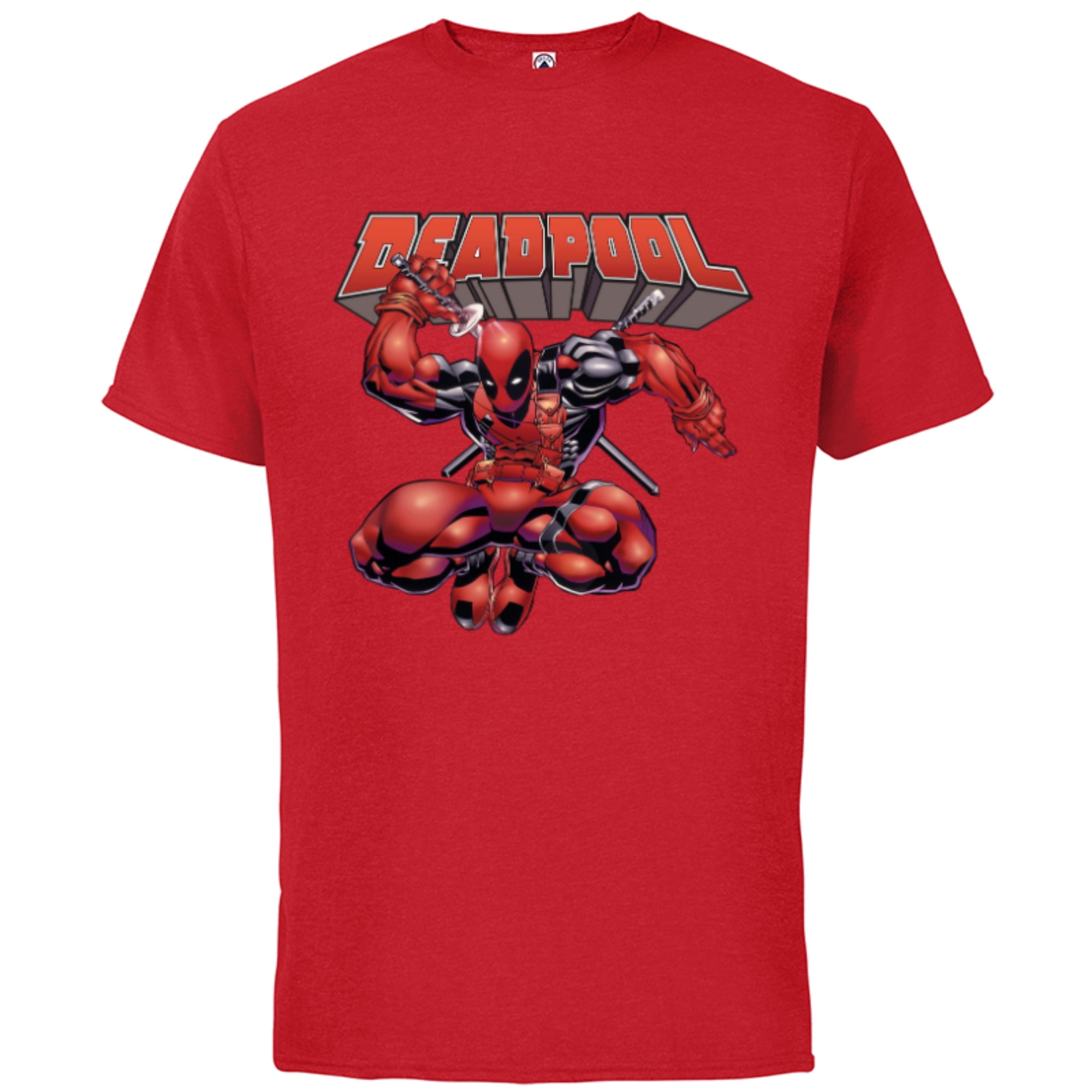 Marvel Deadpool Drawing Sword Action Pose Comic Cover Art - Short ...