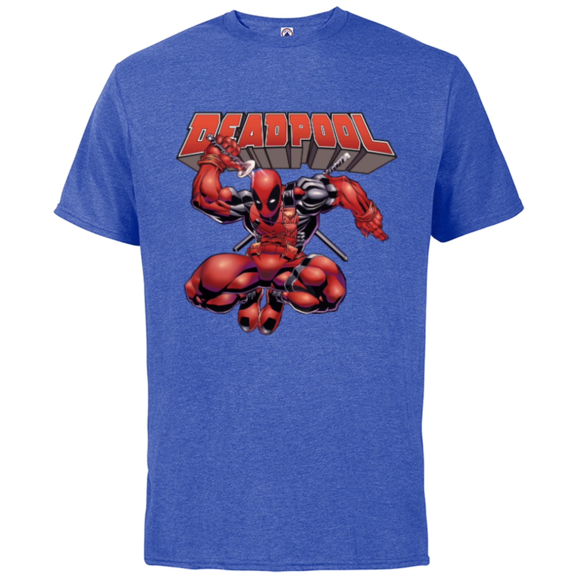Marvel Deadpool Drawing Sword Action Pose Comic Cover Art - Short ...