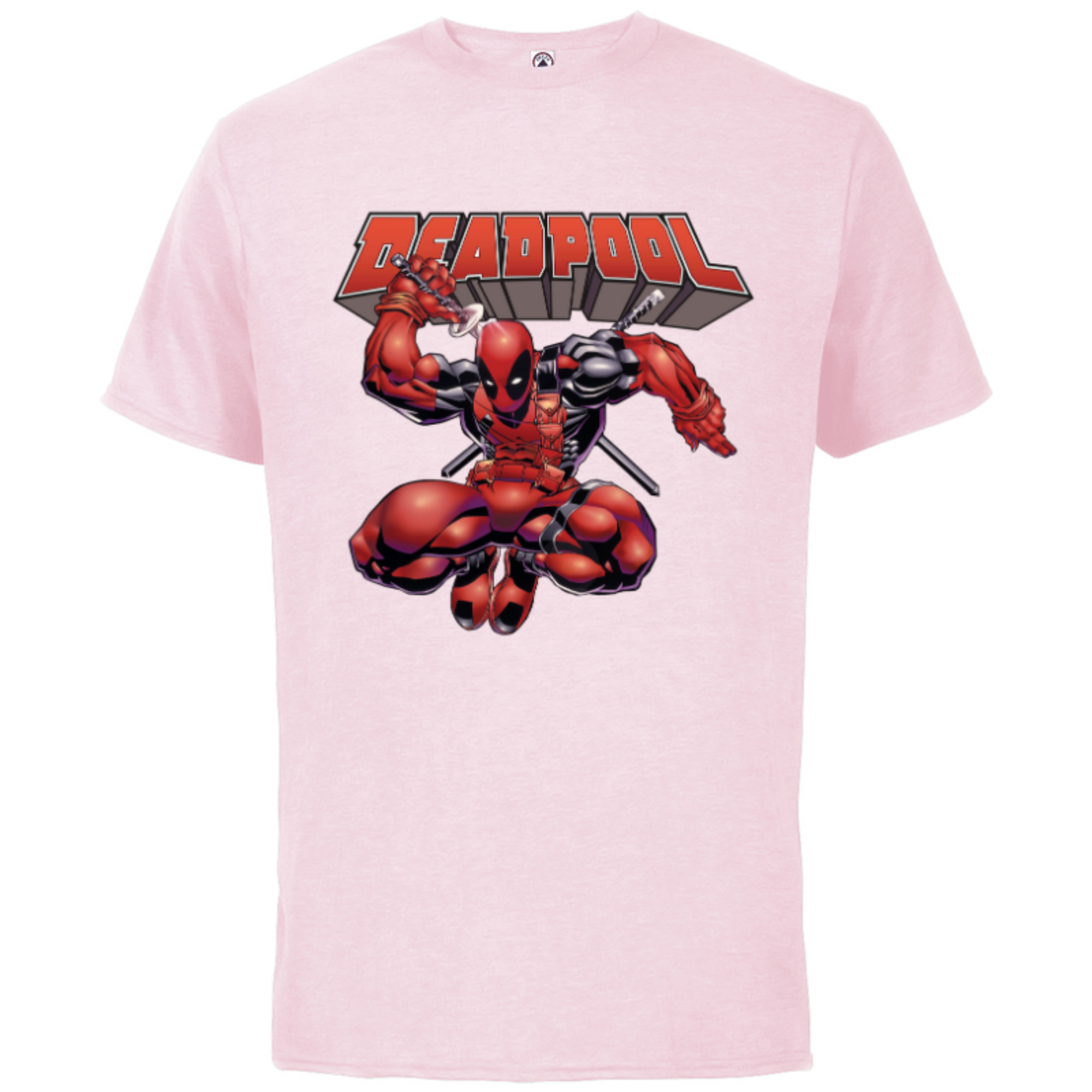 Marvel Deadpool Drawing Sword Action Pose Comic Cover Art - Short ...