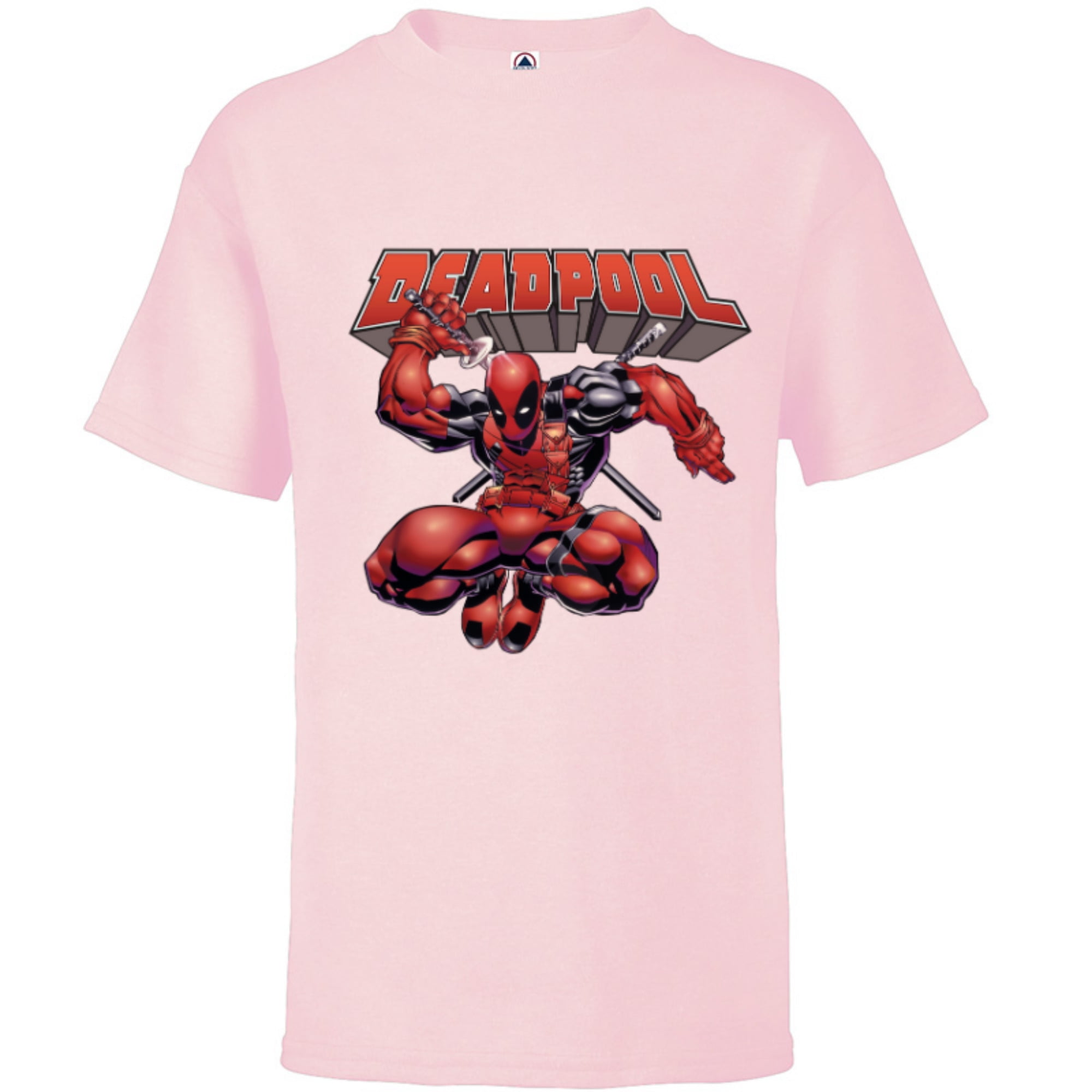 Marvel Deadpool Drawing Sword Action Pose Comic Cover Art - Short ...