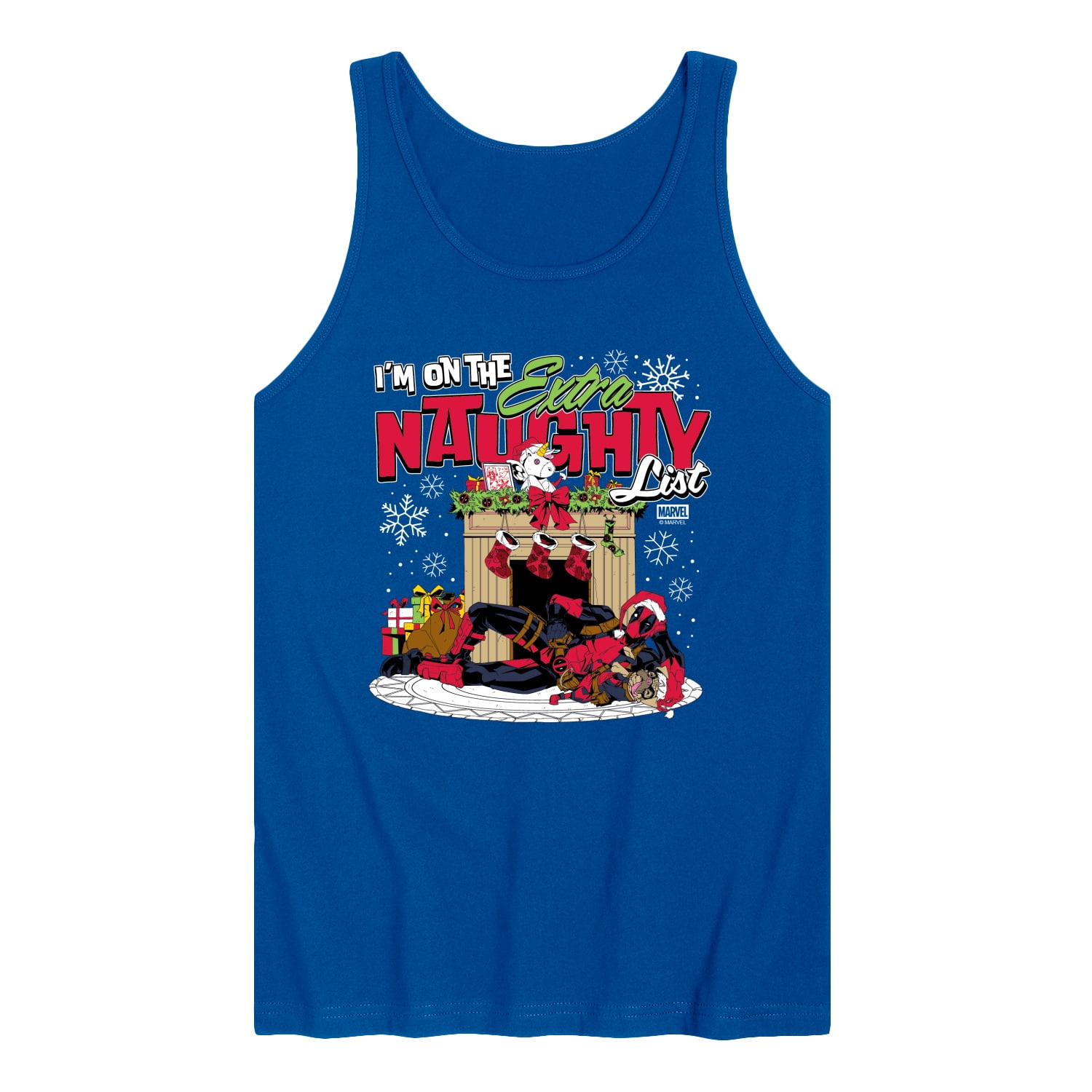 Marvel - Deadpool Extra Naughty - Men's Sleeveless Graphic Tank ...