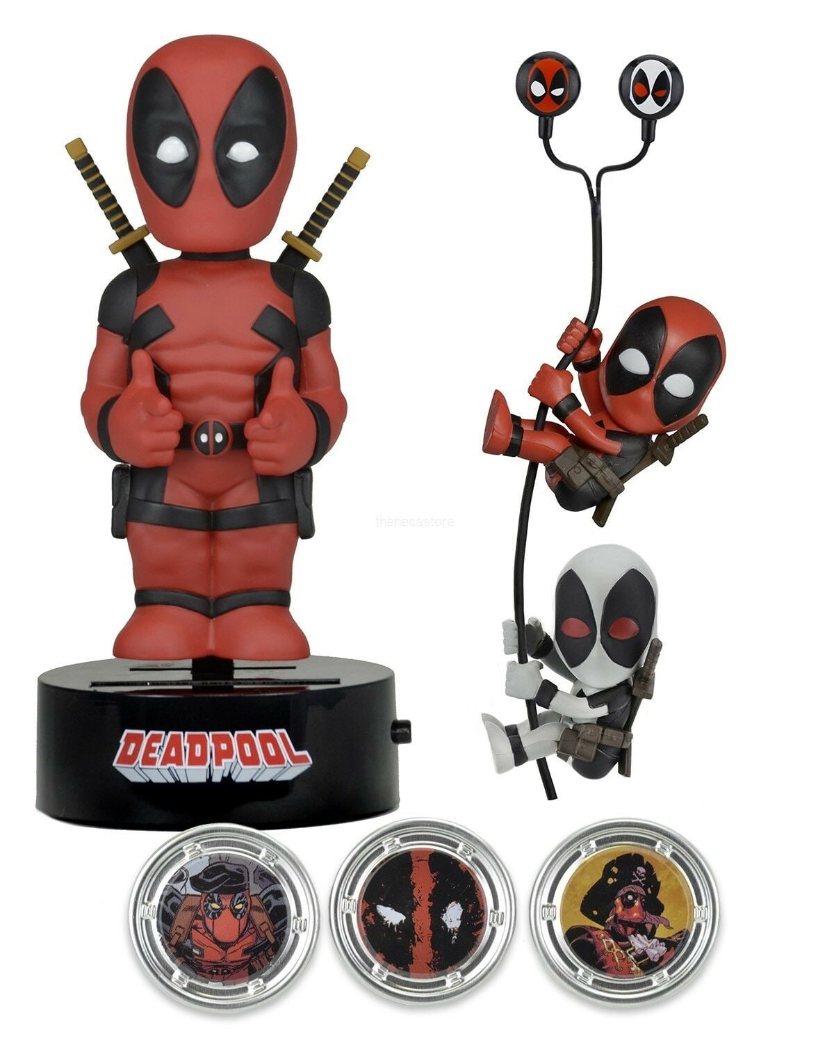 Marvel - Deadpool Toys Gift Set (Body Knocker, Scalers, Earbuds ...