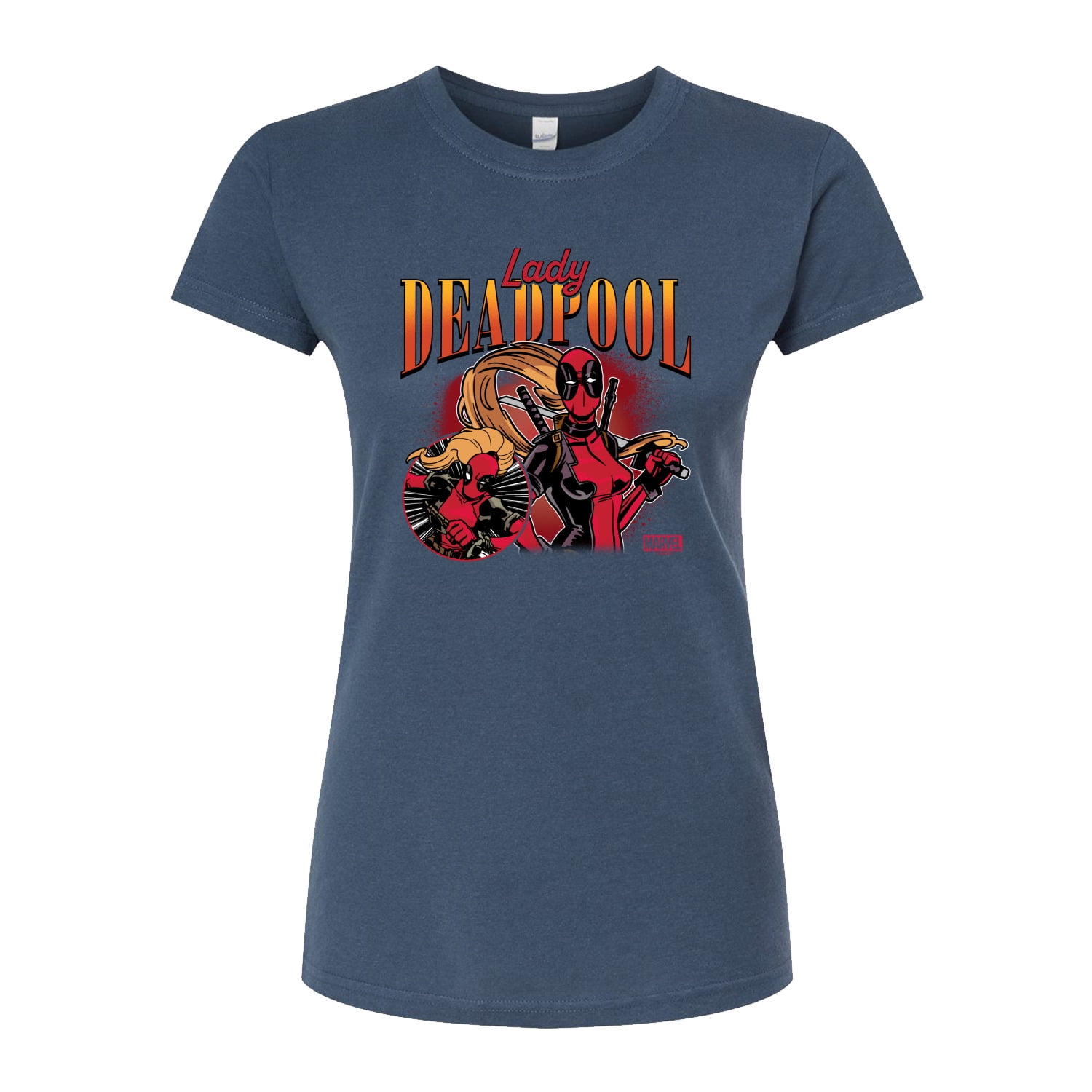 Marvel Deadpool - Lady Deadpool - Juniors Fitted Graphic T-Shirt ...