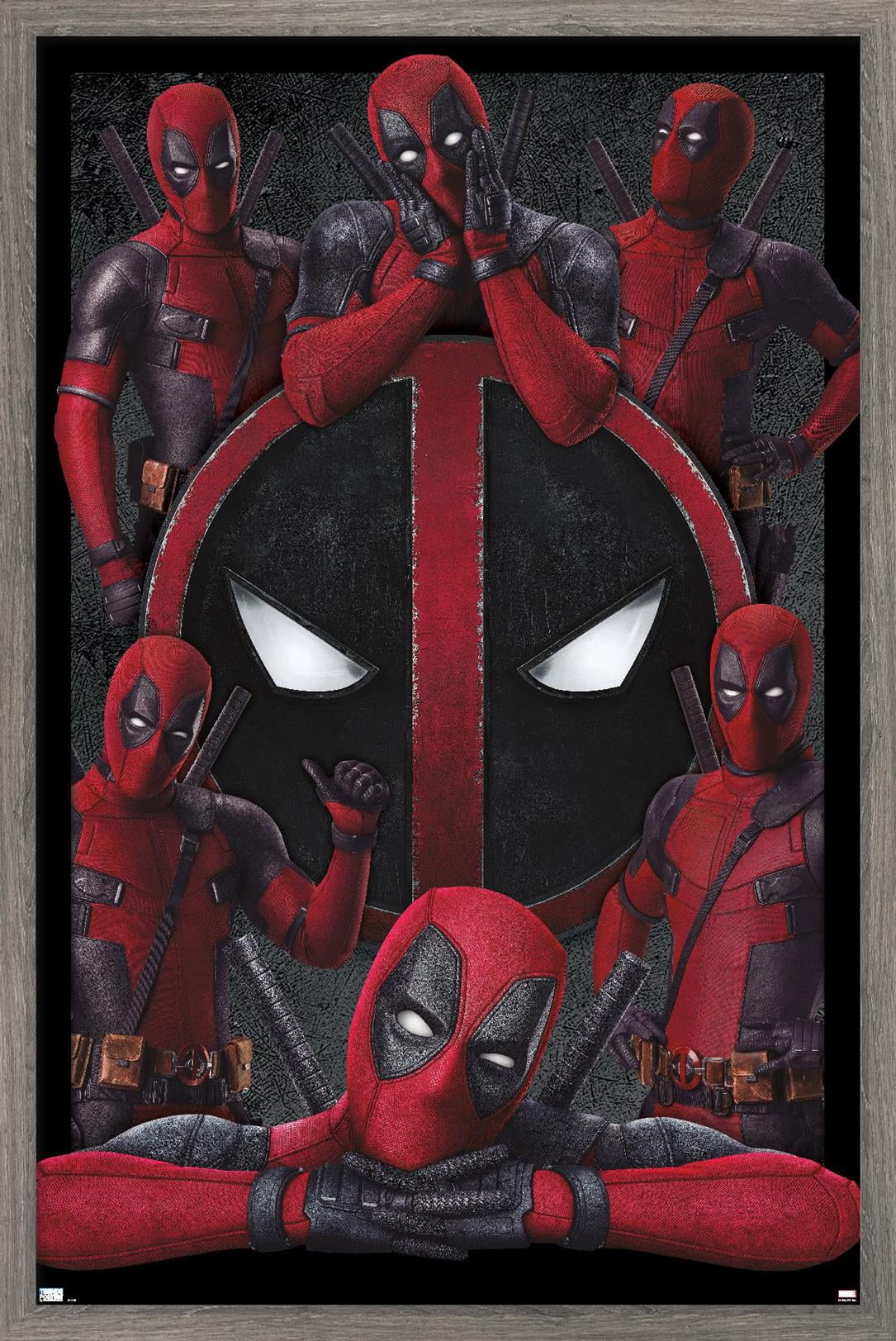 Marvel Deadpool Legacy - Collage Wall Poster, 22.375" x 34" Framed ...