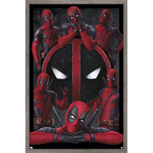Marvel Deadpool Legacy - Collage Wall Poster, 22.375" x 34" Framed ...