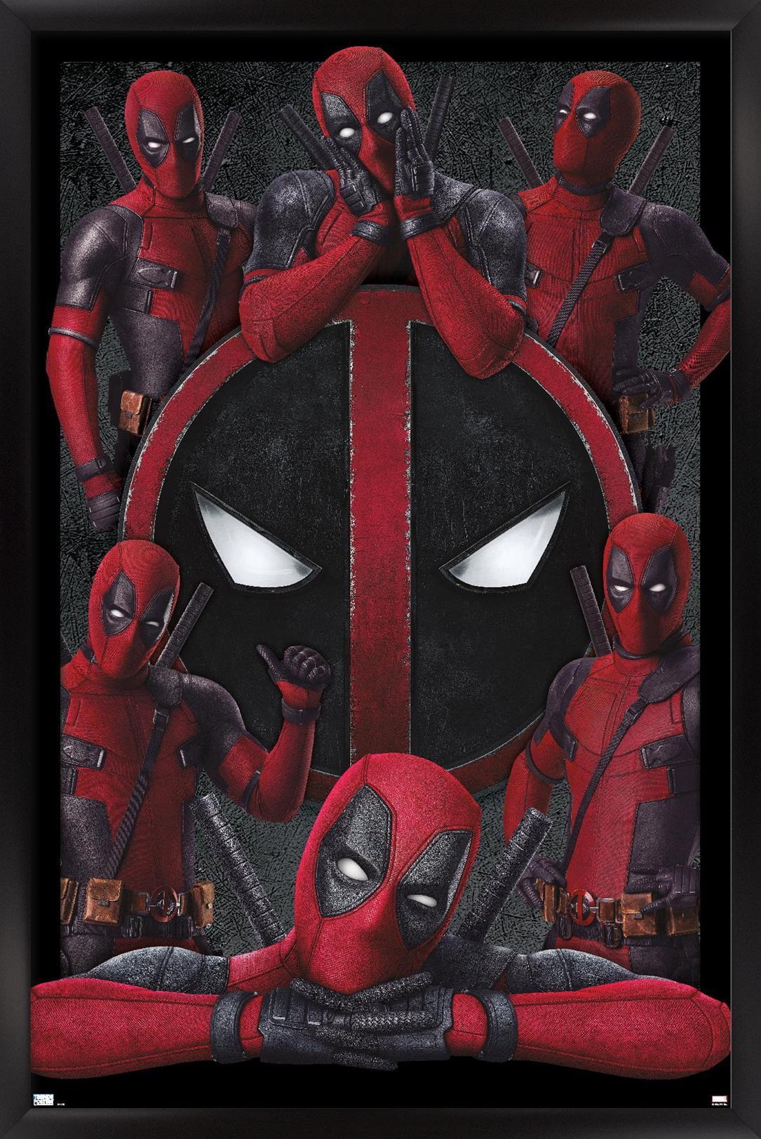 Marvel Deadpool Legacy - Collage Wall Poster, 22.375" x 34" Framed ...