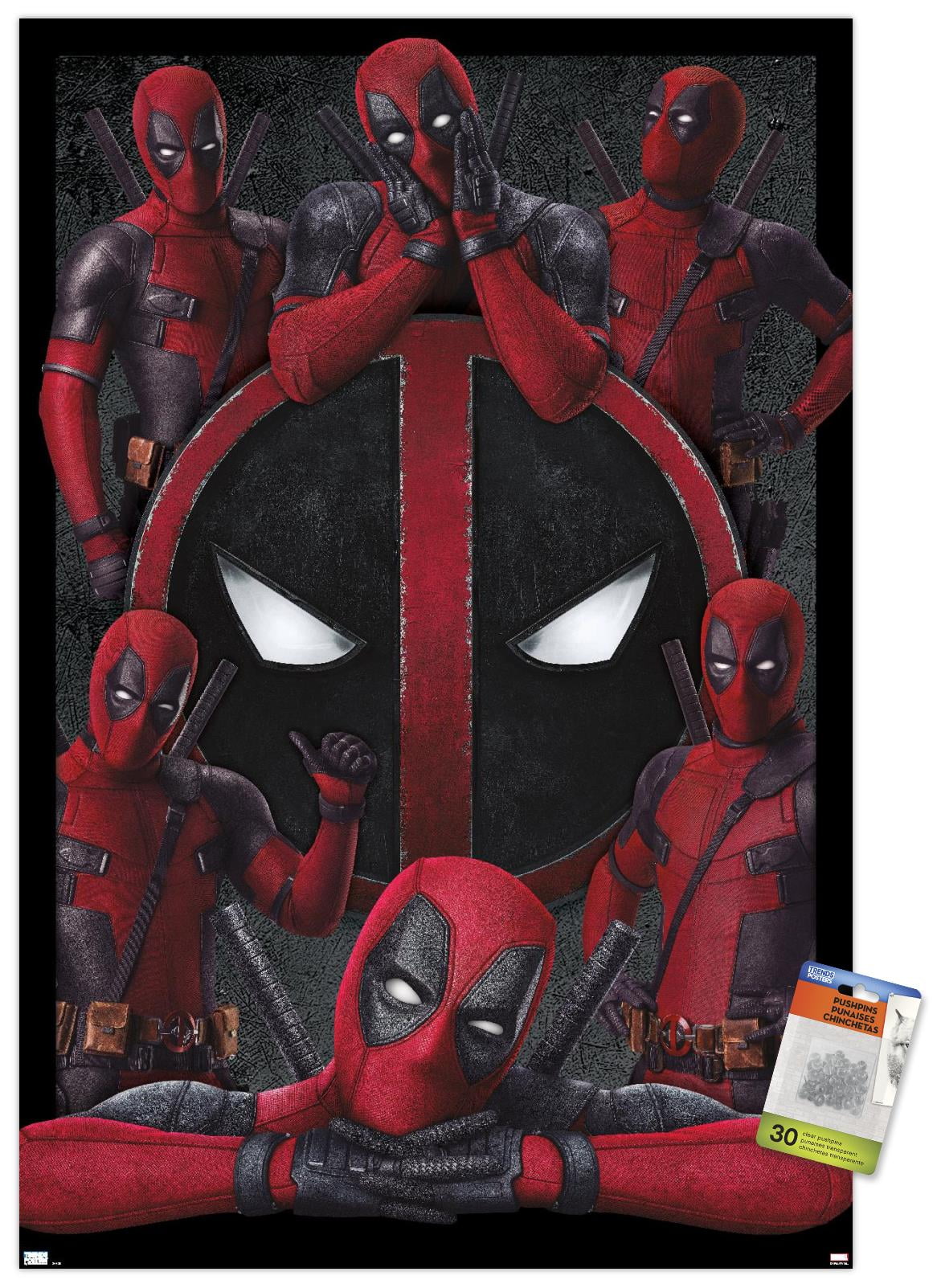 Marvel Deadpool Legacy - Collage Wall Poster with Pushpins, 22.375" x ...