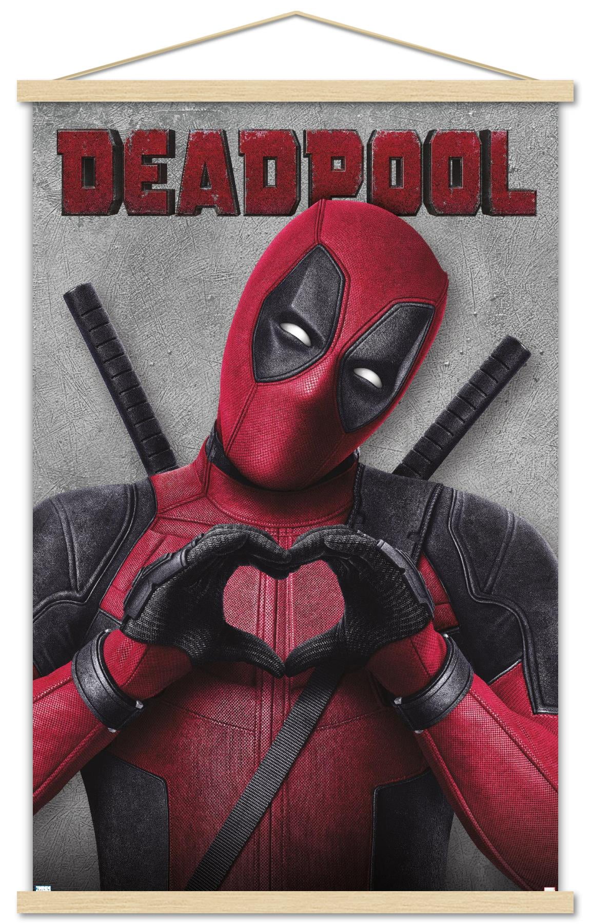 Marvel Deadpool Legacy - Heart Wall Poster with Magnetic Frame, 22.375 ...