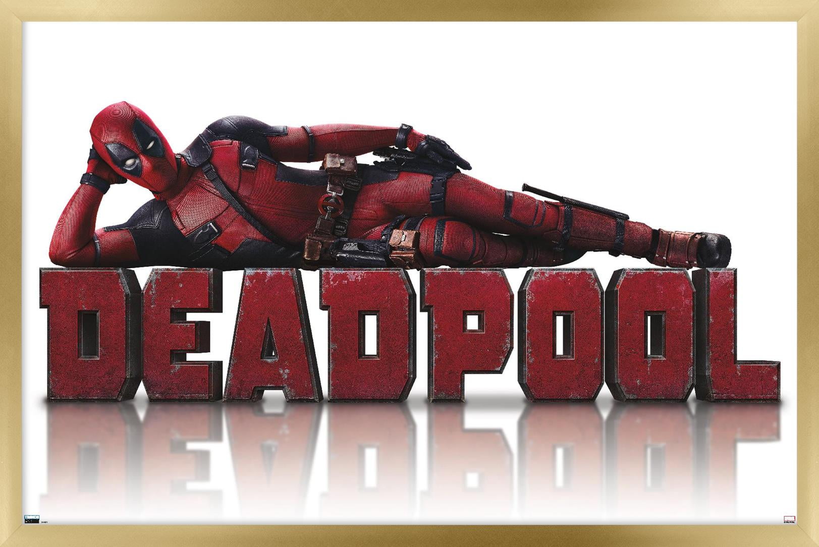 Marvel Deadpool Legacy - Lying Down Wall Poster, 22.375" x 34" Framed ...