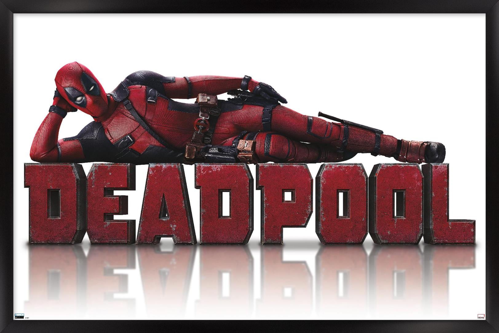 Marvel Deadpool Legacy - Lying Down Wall Poster, 22.375" x 34" Framed ...