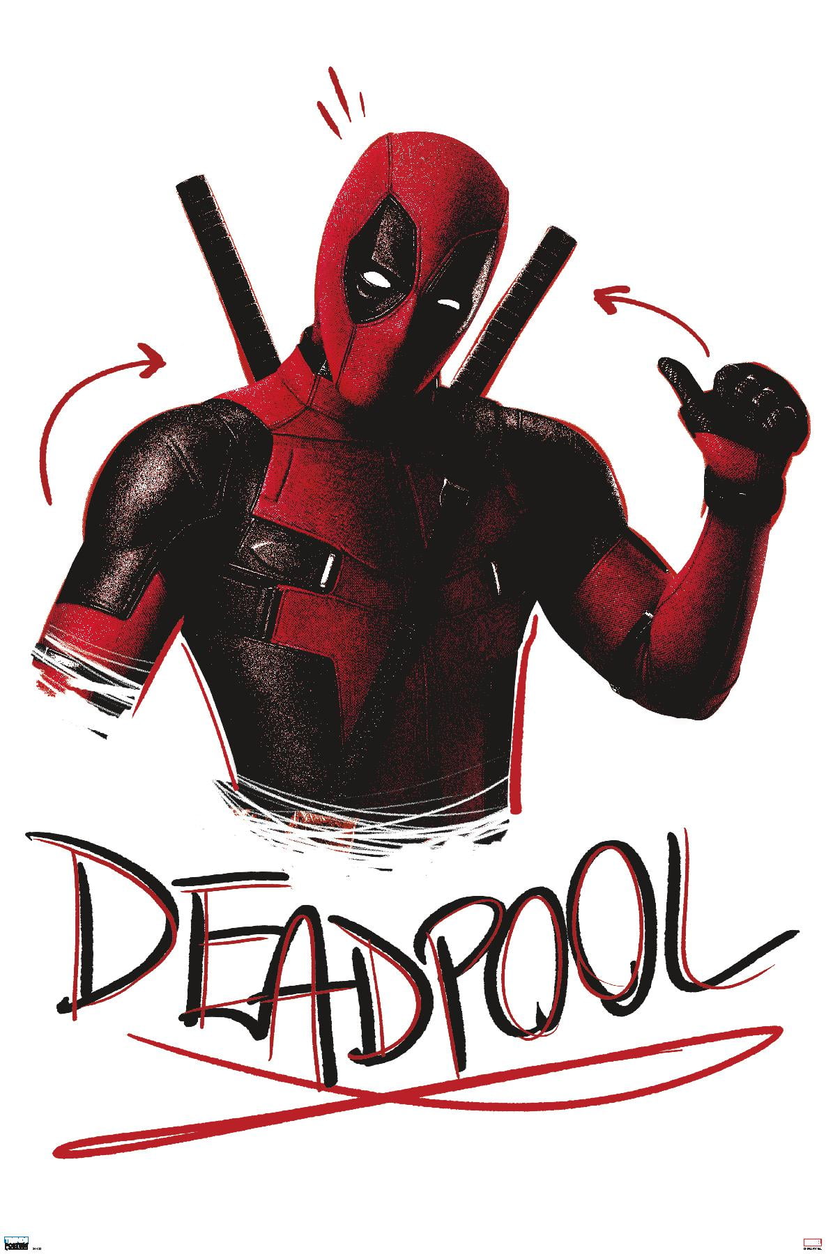 Marvel Deadpool Legacy - Thumbs up Wall Poster, 14.725" x 22.375 ...